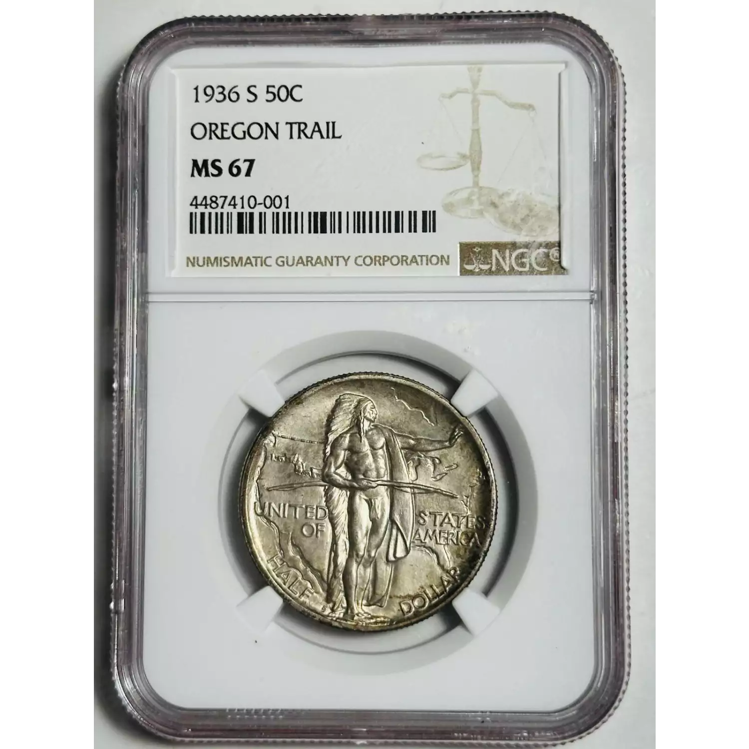 1936-S Classic Commemorative Oregon Trail Memorial NGC MS-67 OREGON TRAIL - Bob Paul Rare Coins