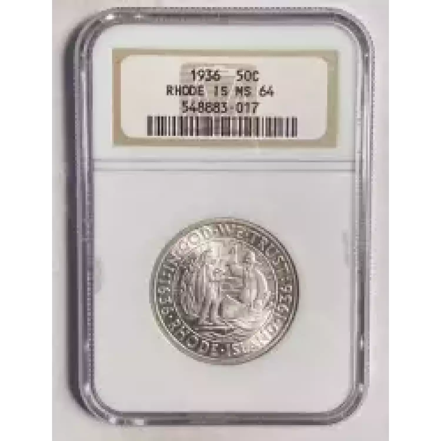 1936 Rhode Island Commemorative NGC MS-64 RHODE ISLAND - Bob Paul Rare ...