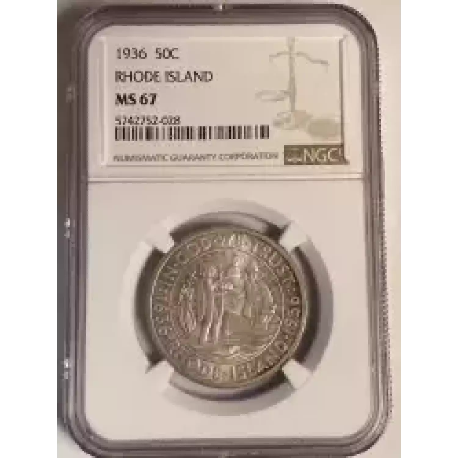 1936 Rhode Island Commemorative NGC MS-67 RHODE ISLAND - Bob Paul Rare ...