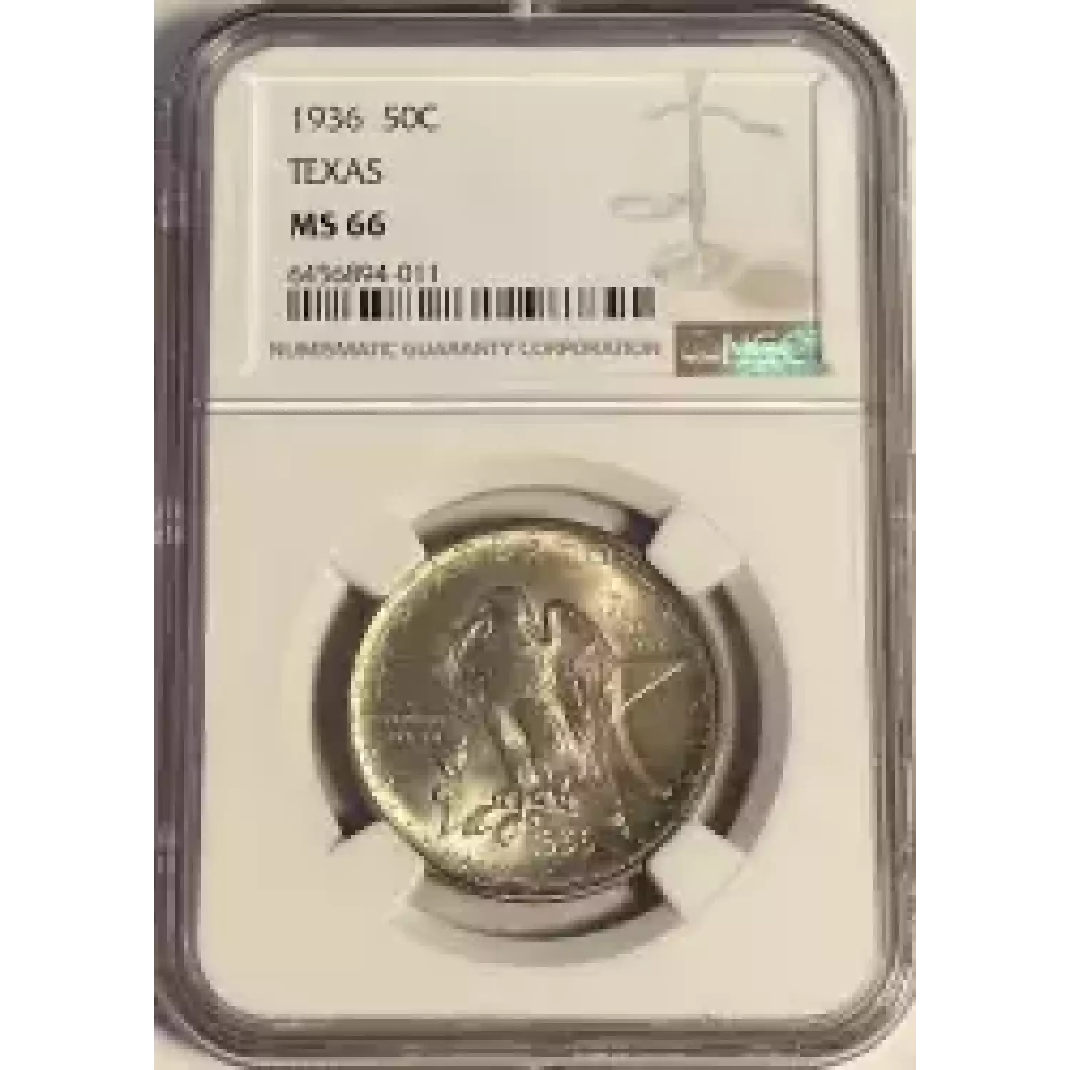 1936 Classic Commemorative Texas Independence Centennial NGC MS-66 ...