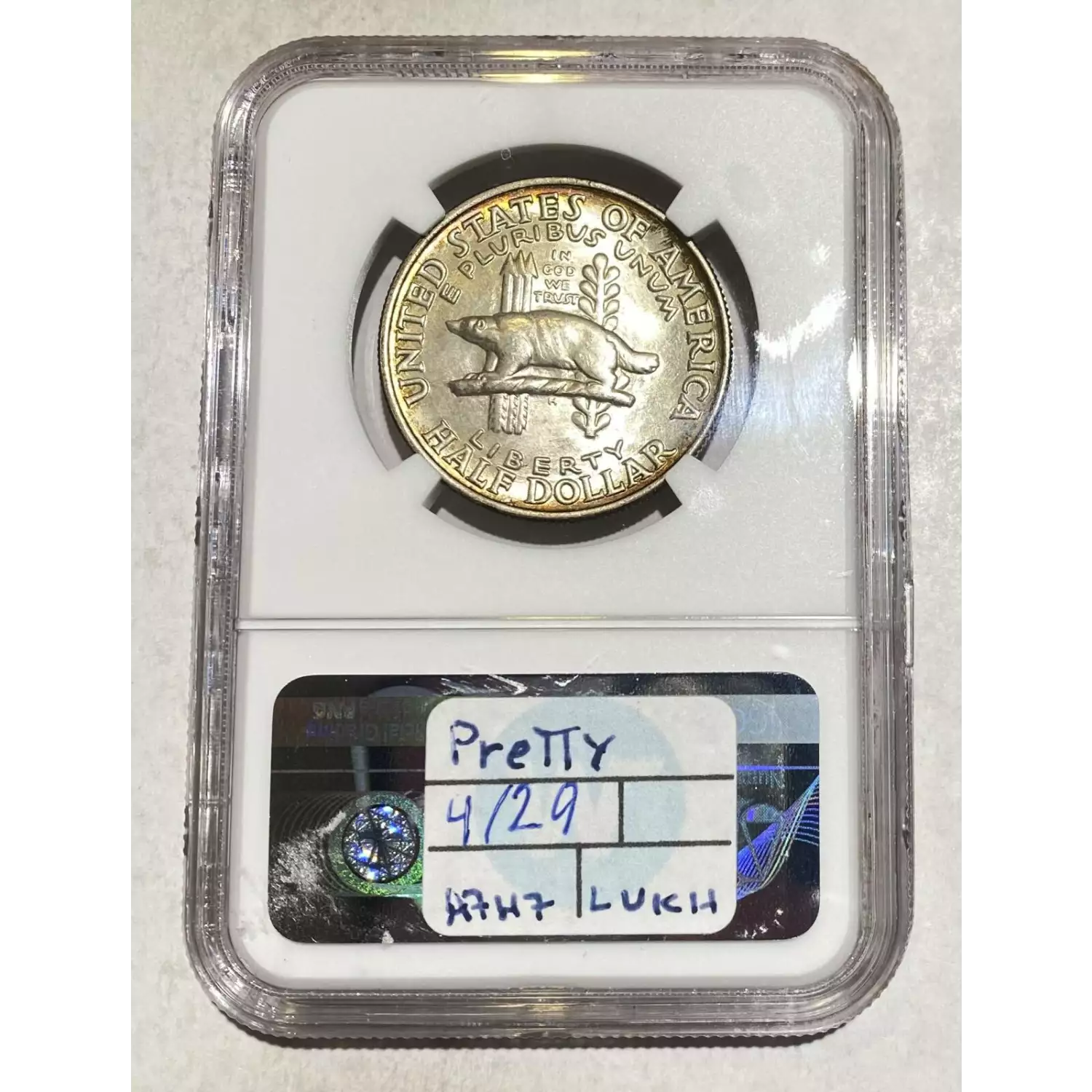 1936 Classic Commemorative Wisconsin Territorial Centennial NGC MS-68 ...