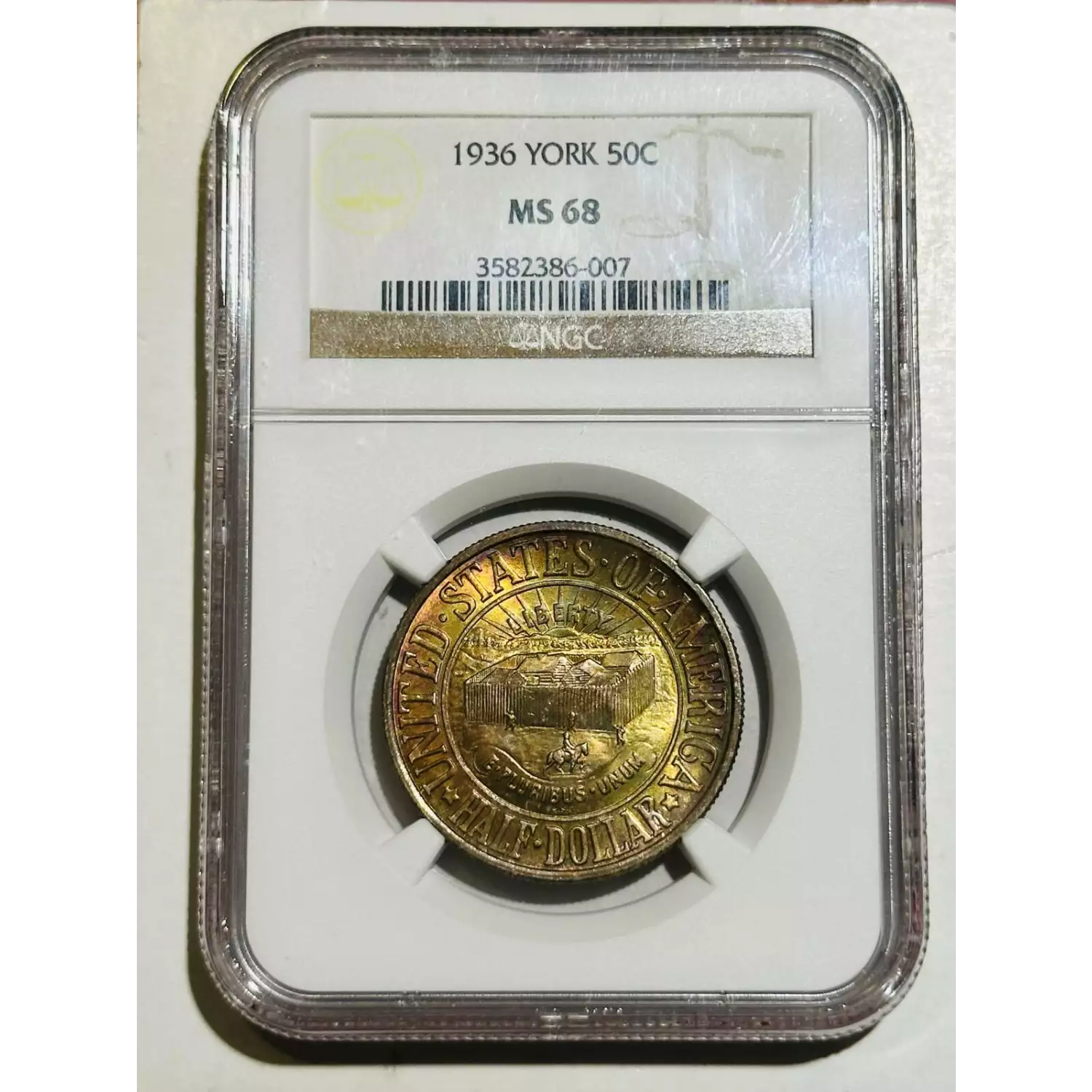 1936 York123 NGC MS-68 YORK - Bob Paul Rare Coins
