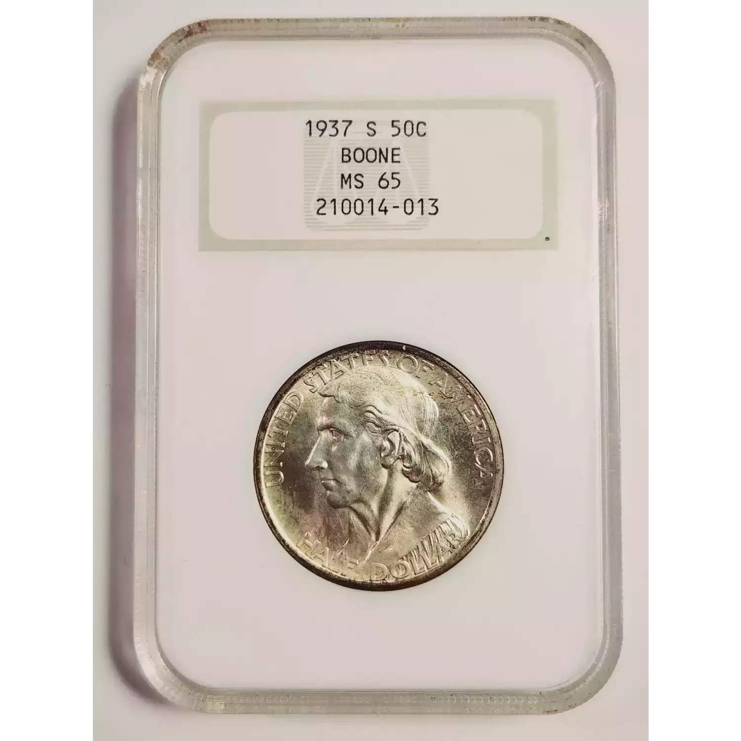 1937-S NGC MS-65 BOONE - Old Holder Classic Commemorative Daniel Boone Bicentennial - Bob Paul ...