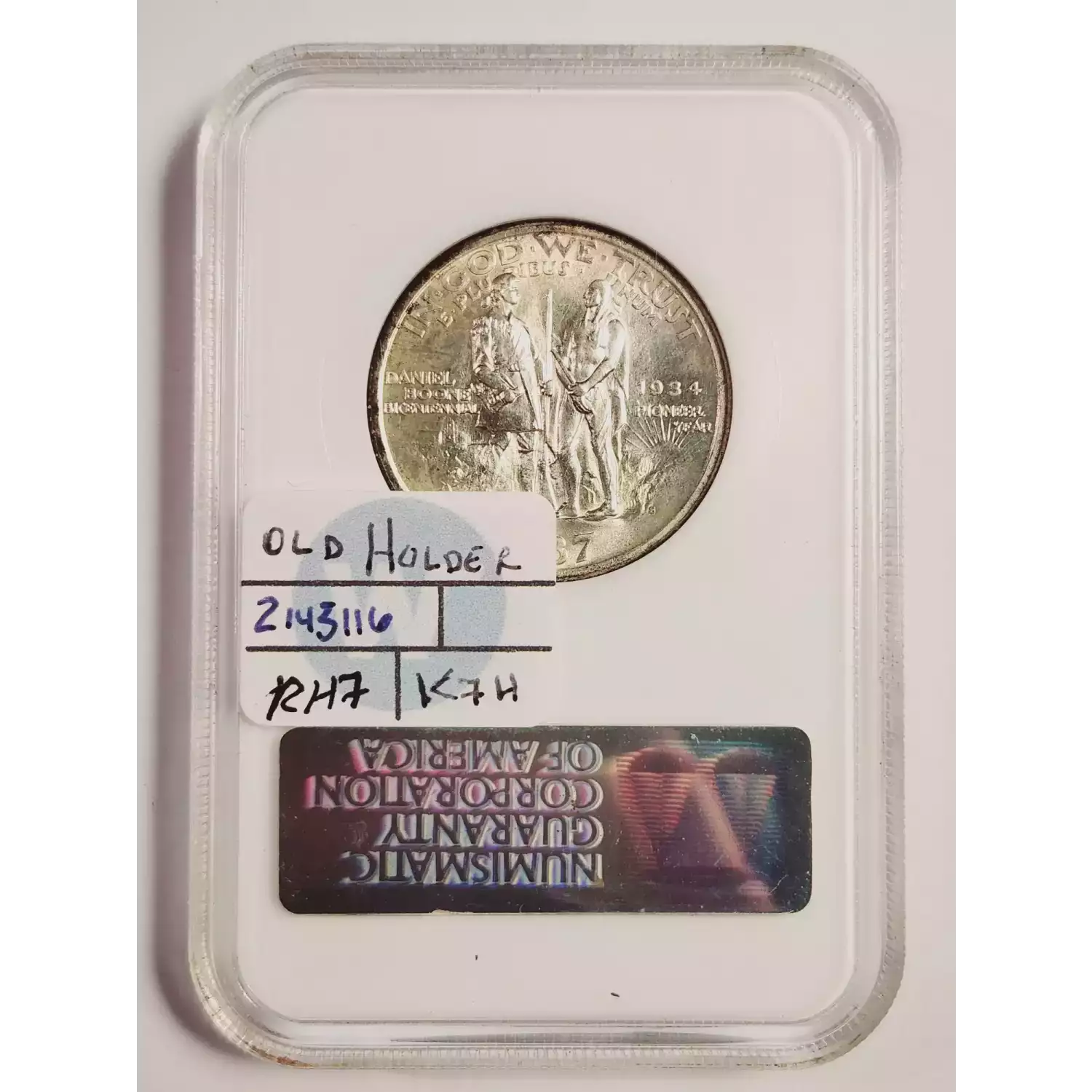 1937-S NGC MS-65 BOONE - Old Holder Classic Commemorative Daniel Boone Bicentennial - Bob Paul ...
