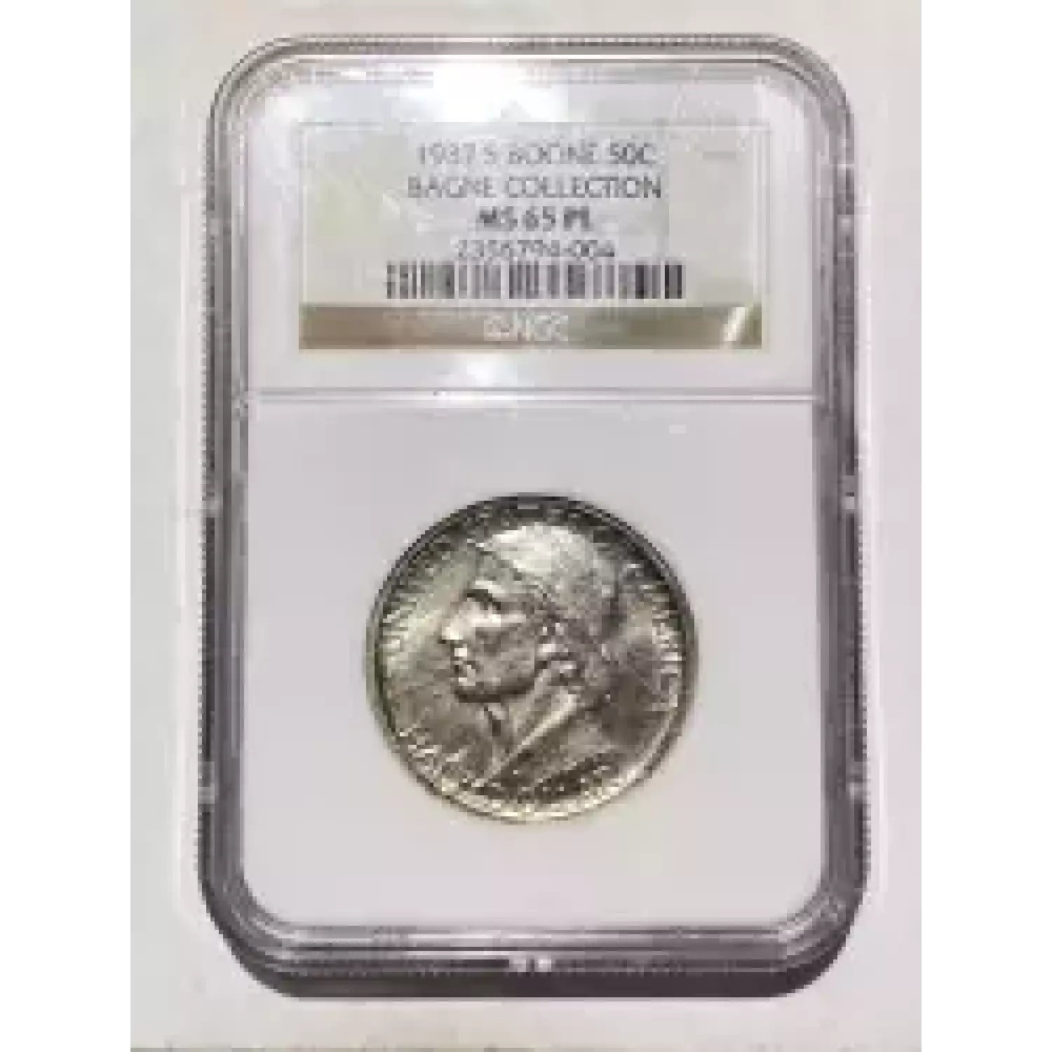 1937-S Classic Commemorative Daniel Boone Bicentennial NGC MS-65 PL BOONE - Bob Paul Rare Coins