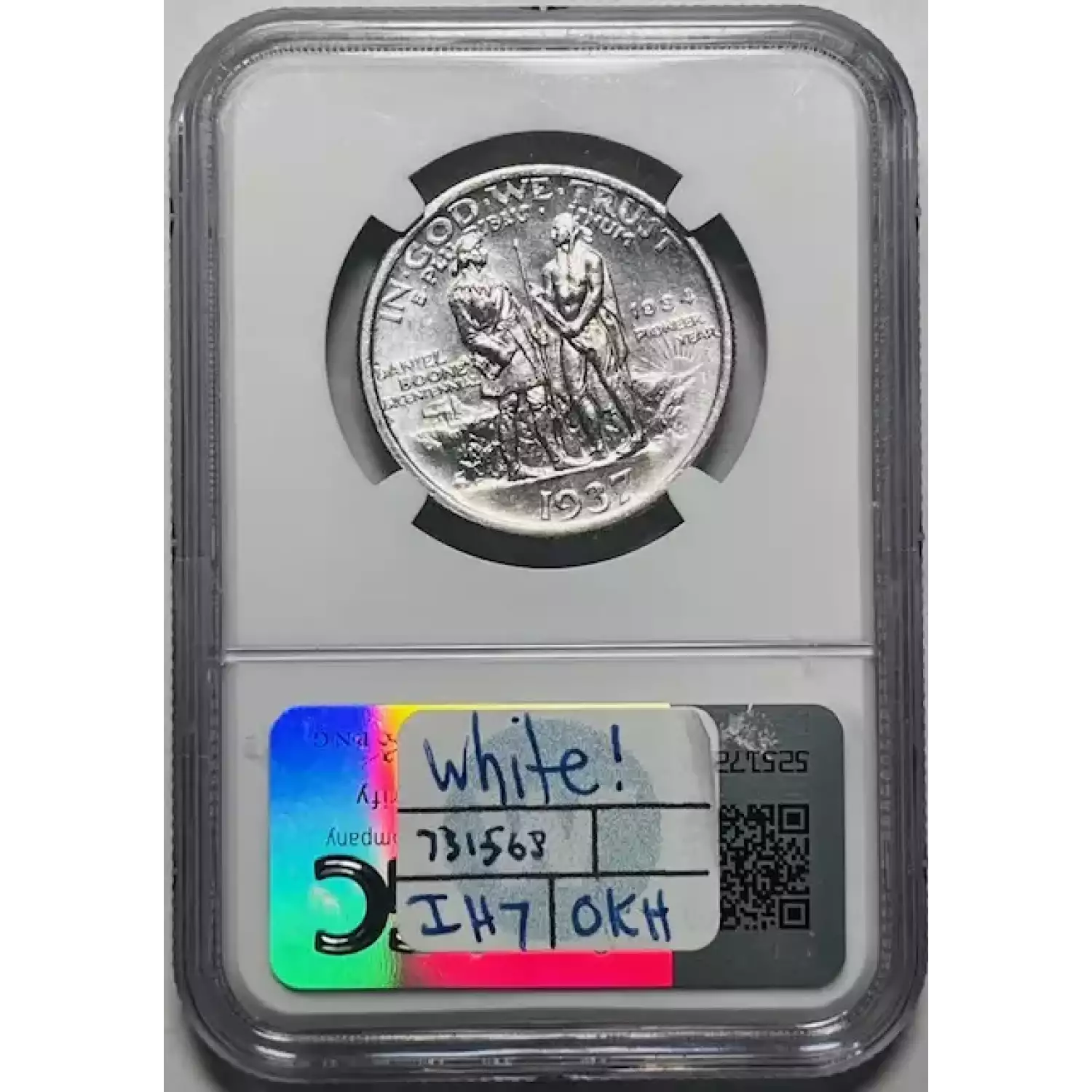 1937-S Classic Commemorative Daniel Boone Bicentennial NGC MS-64 PL ...
