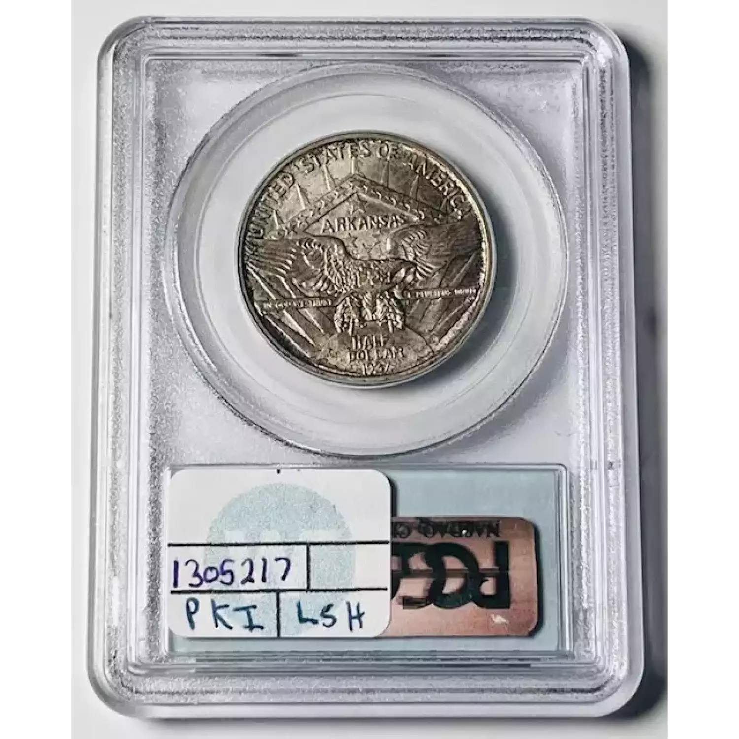 1937-D Classic Commemorative Arkansas Centennial PCGS MS-65 Arkansas ...