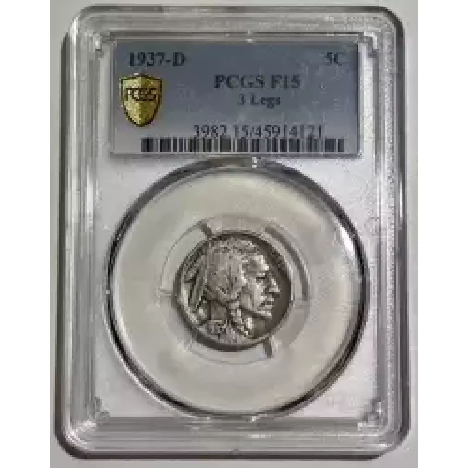 1937-D Buffalo Nickel PCGS F-15 3 Legs - Bob Paul Rare Coins