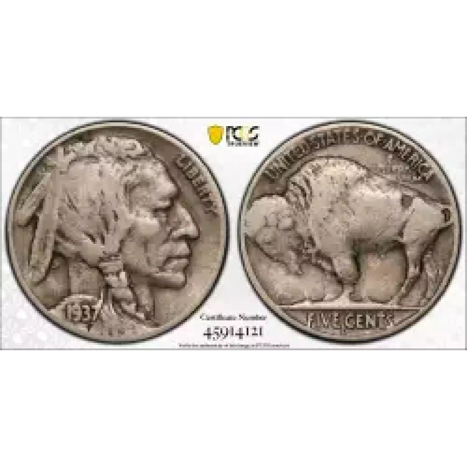 1937-D Buffalo Nickel PCGS F-15 3 Legs - Bob Paul Rare Coins