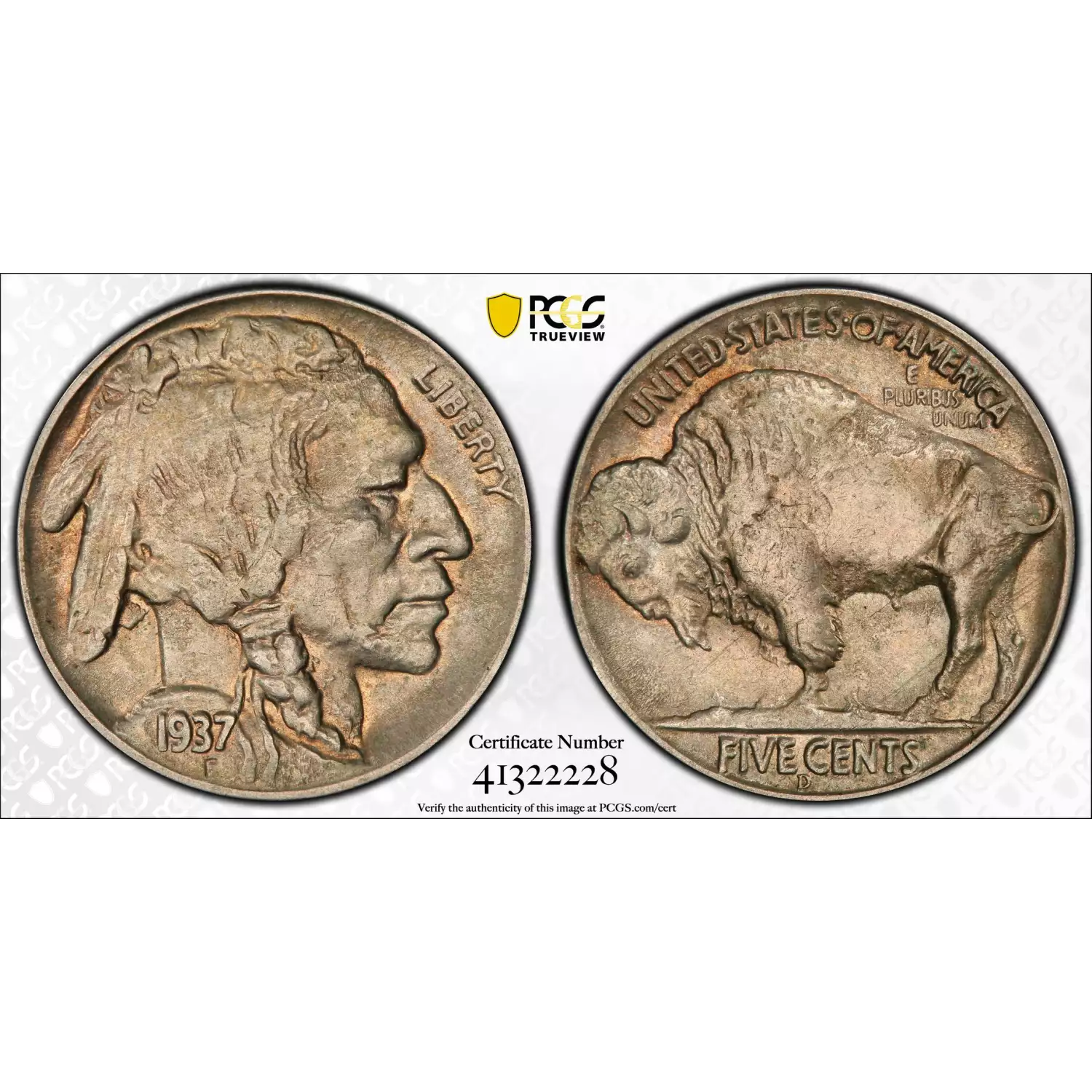 1937-D Buffalo Nickel PCGS AU-55 3 Legs CAC - Bob Paul Rare Coins