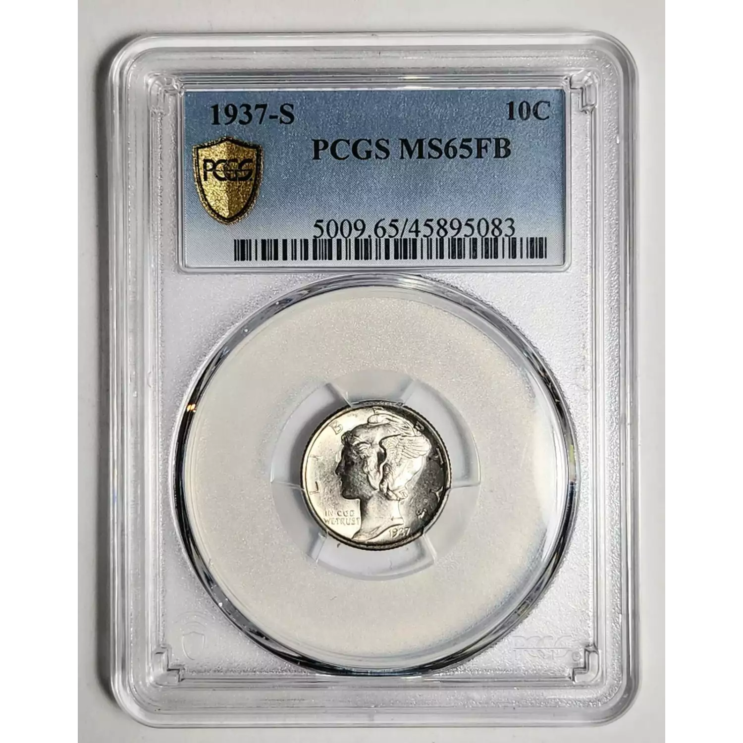 1937-S Mercury Dime PCGS MS-65 FB - Bob Paul Rare Coins