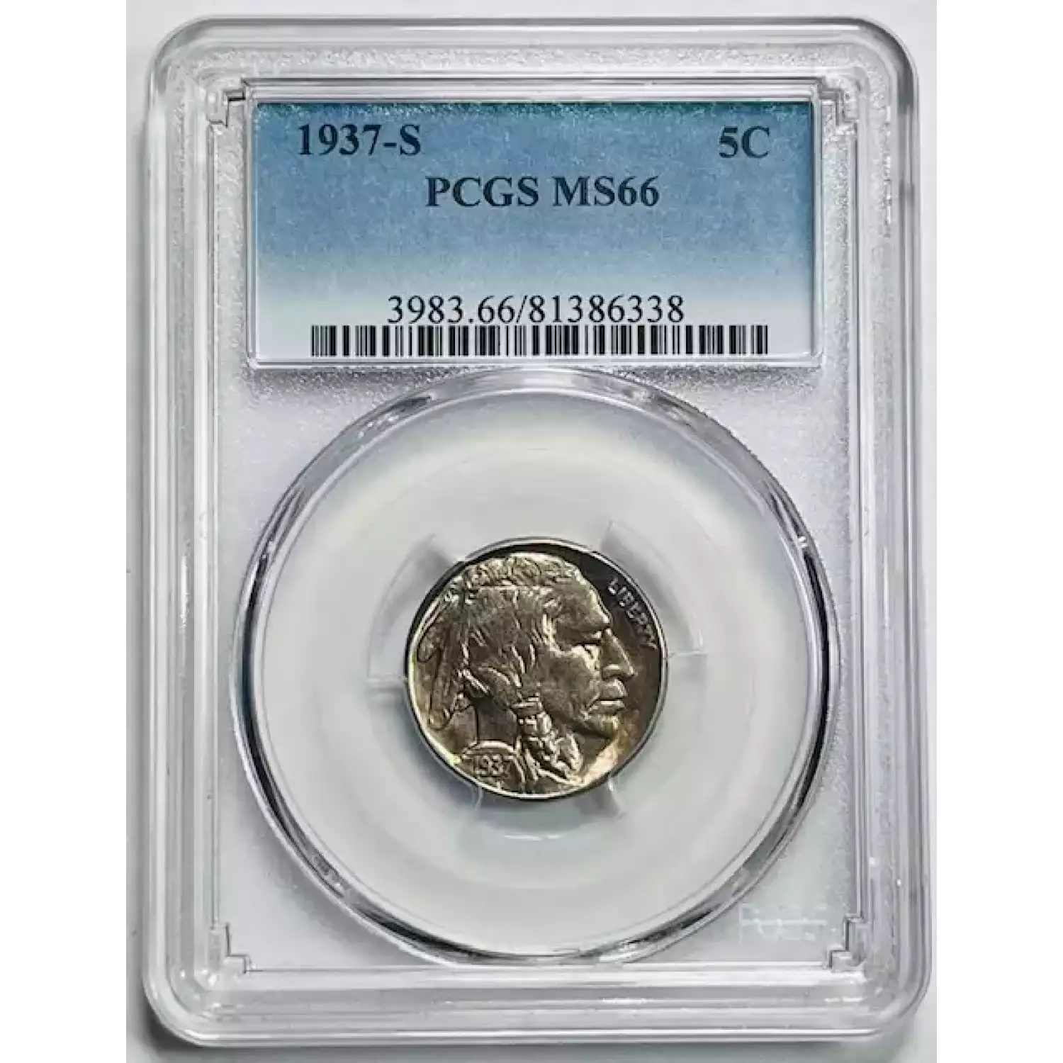 1937-S Buffalo Nickel PCGS MS-66 - Bob Paul Rare Coins