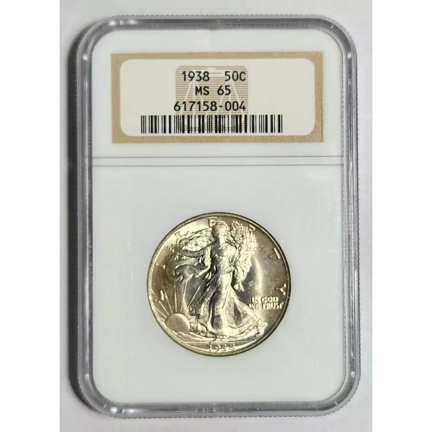 1938 Walking Liberty Half Dollar NGC MS-65 - Bob Paul Rare Coins