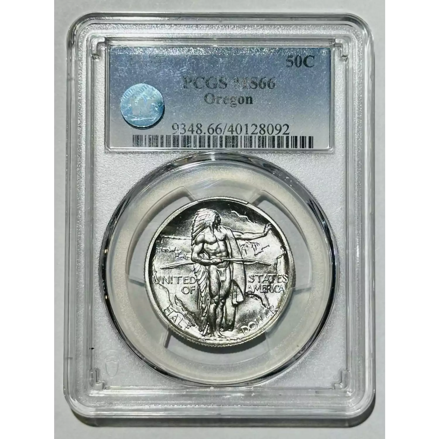 1938 PCGS MS-66 Oregon Classic Commemorative Oregon Trail Memorial Sight White - Bob Paul Rare Coins