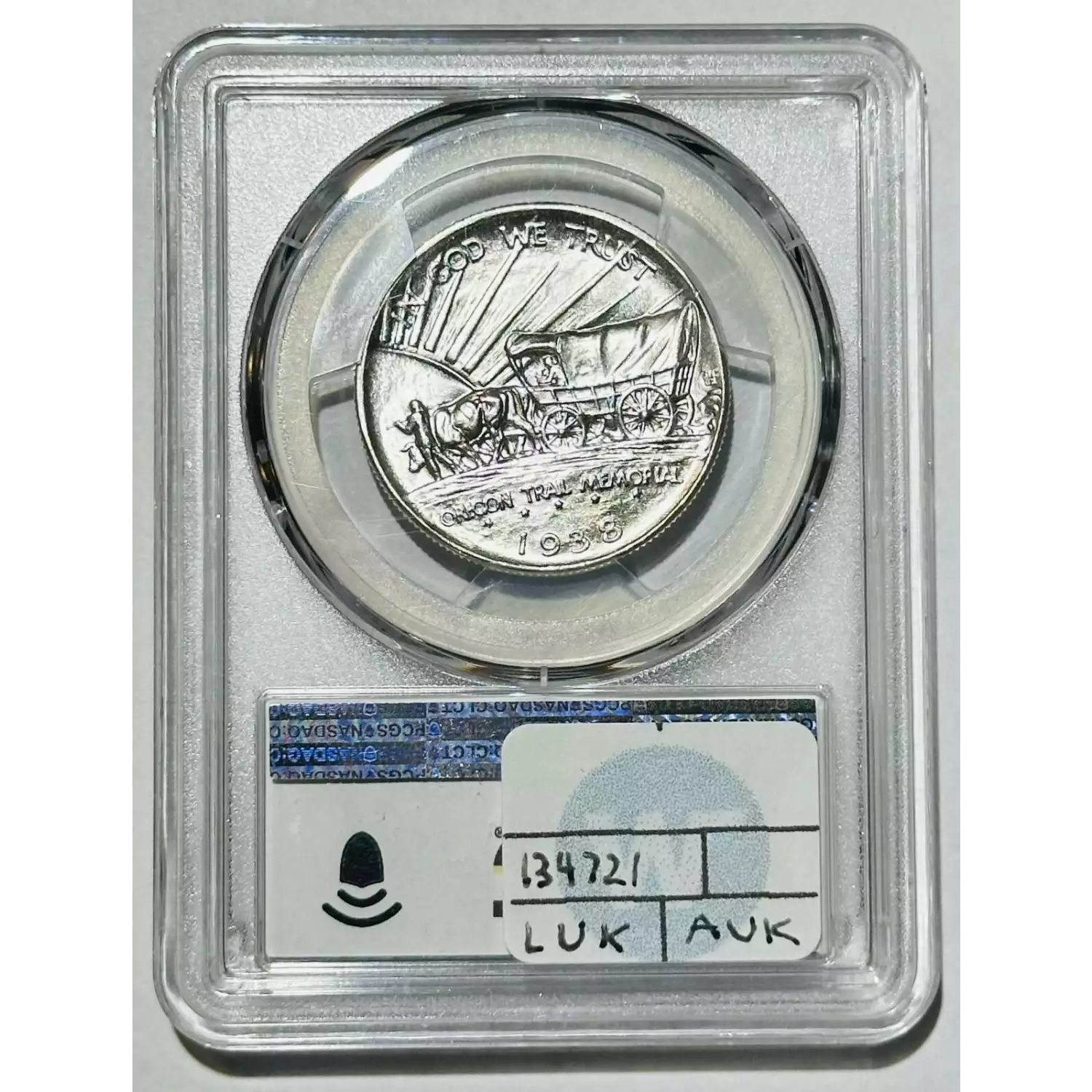 1938 PCGS MS-66 Oregon Classic Commemorative Oregon Trail Memorial Sight White - Bob Paul Rare Coins