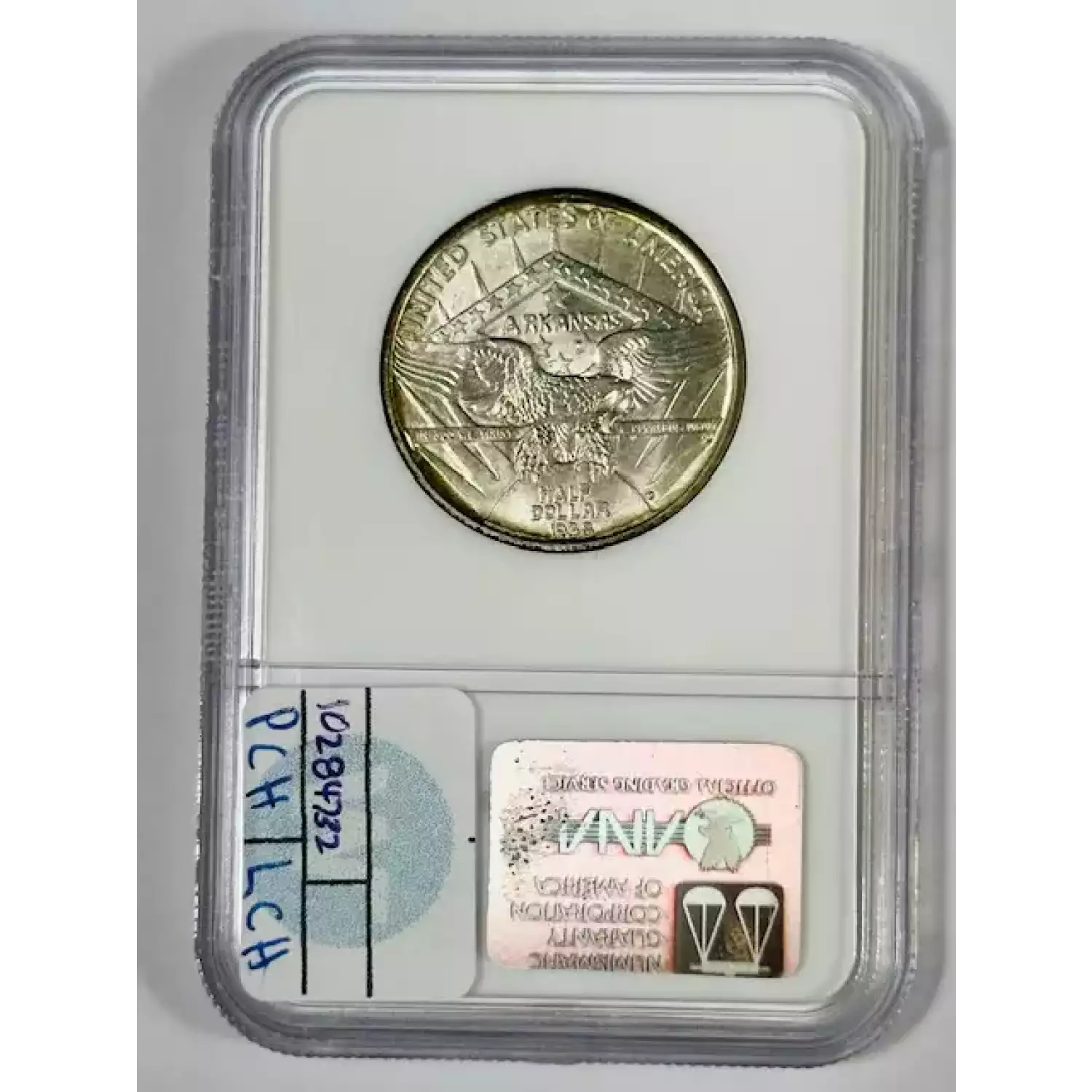 1938-D Classic Commemorative Arkansas Centennial NGC MS-64 ARKANSAS ...