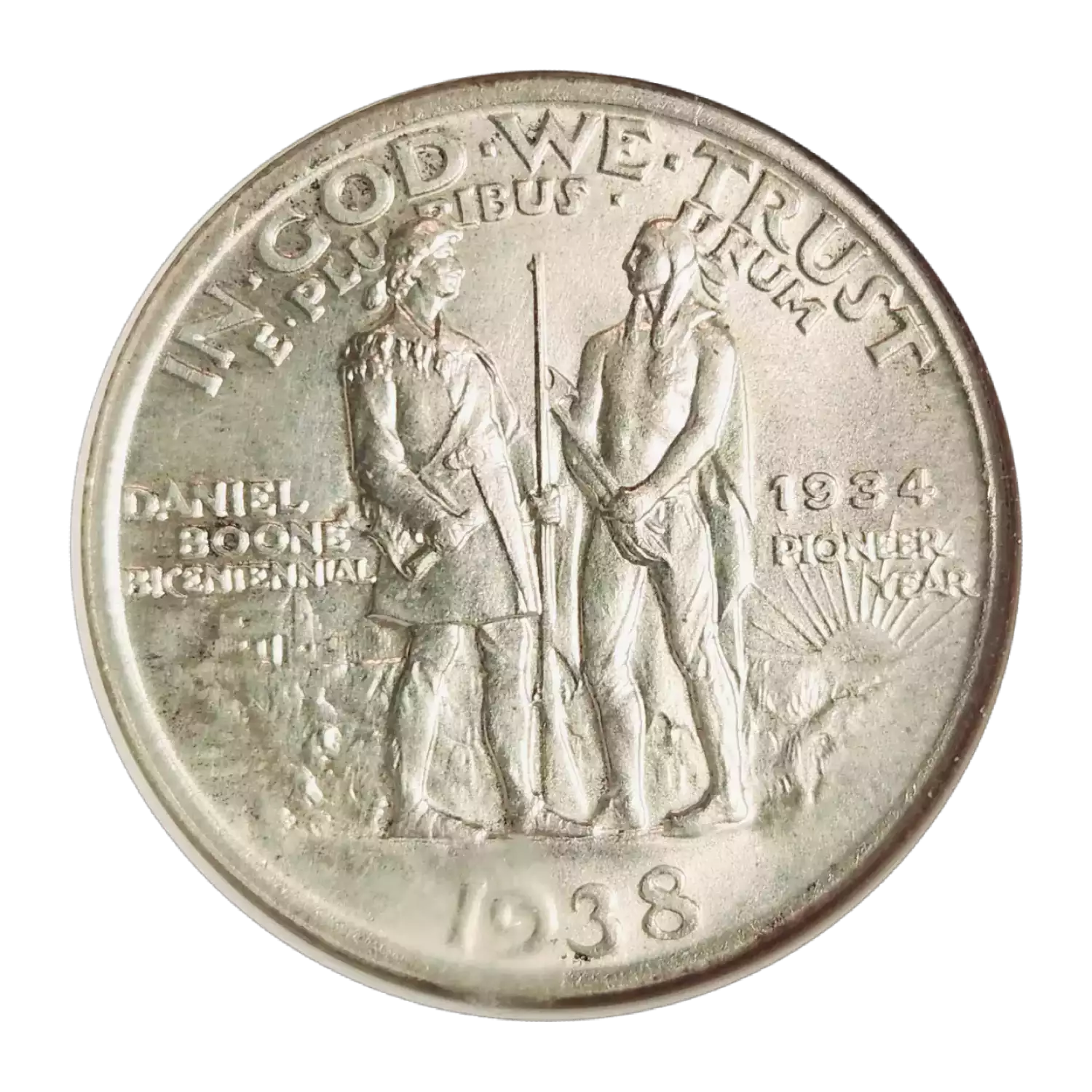 1938 Classic Commemorative Daniel Boone Bicentennial NGC MS-64 BOONE ...