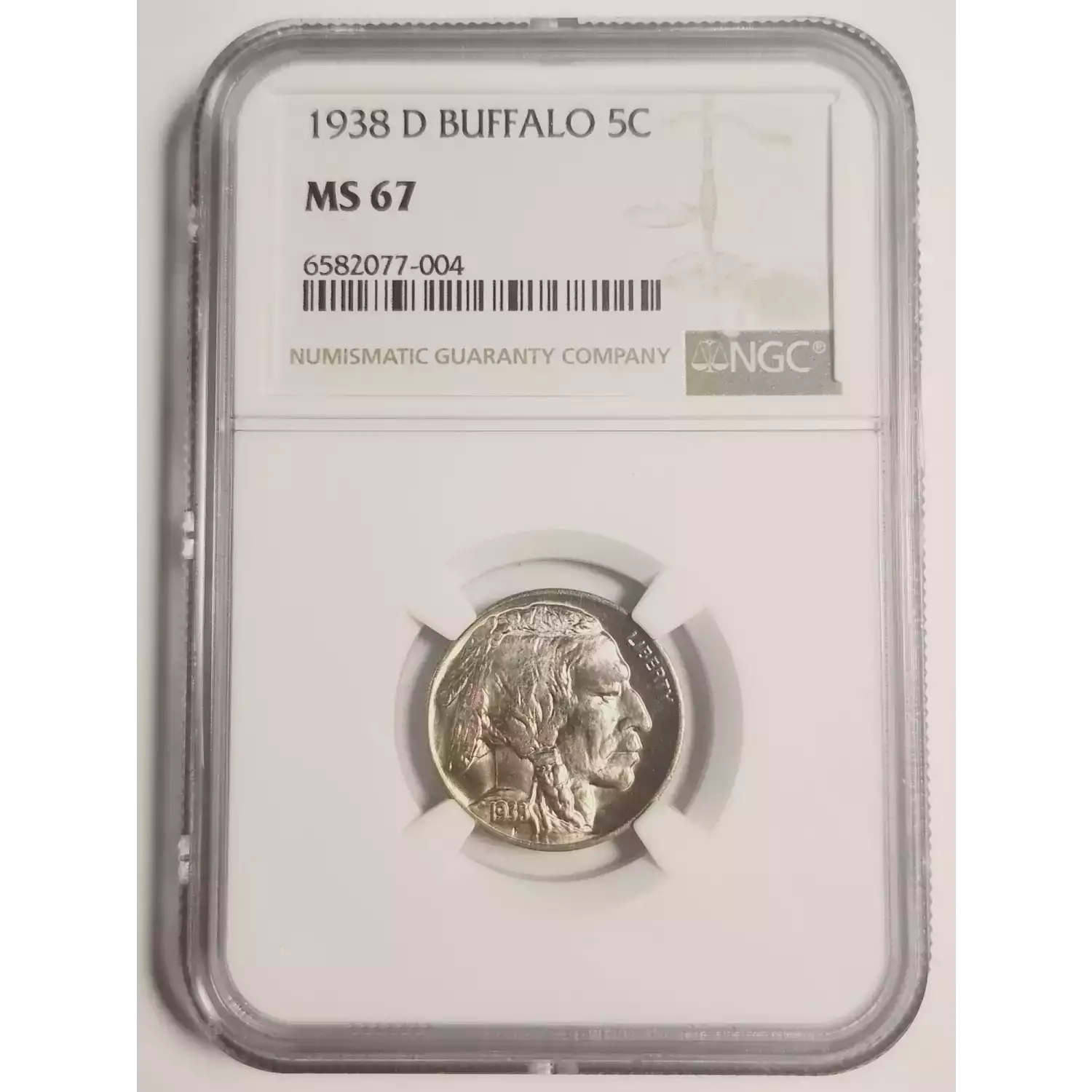 1938-D Buffalo Nickel NGC MS-67 D - Bob Paul Rare Coins