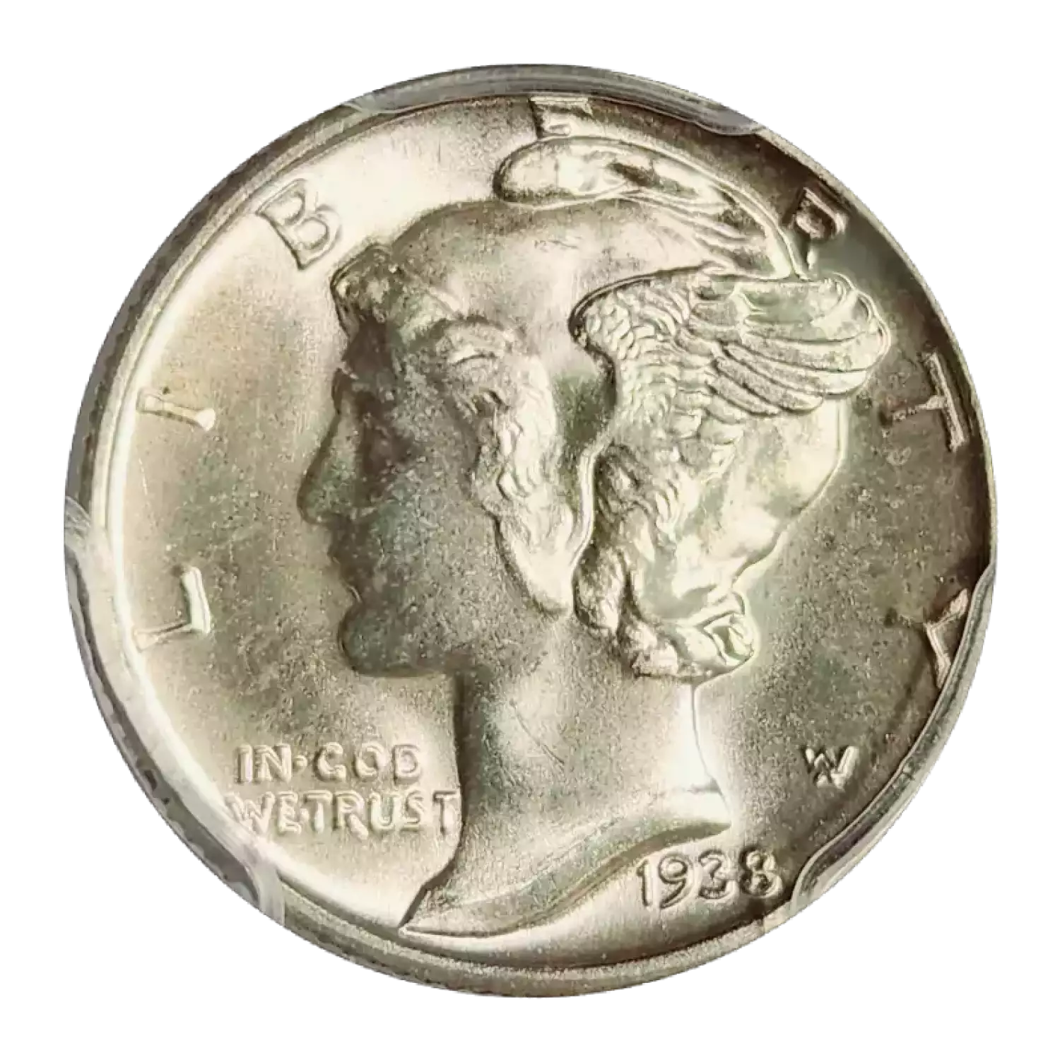 1938-S Mercury Dime PCGS MS-66 FB - Bob Paul Rare Coins