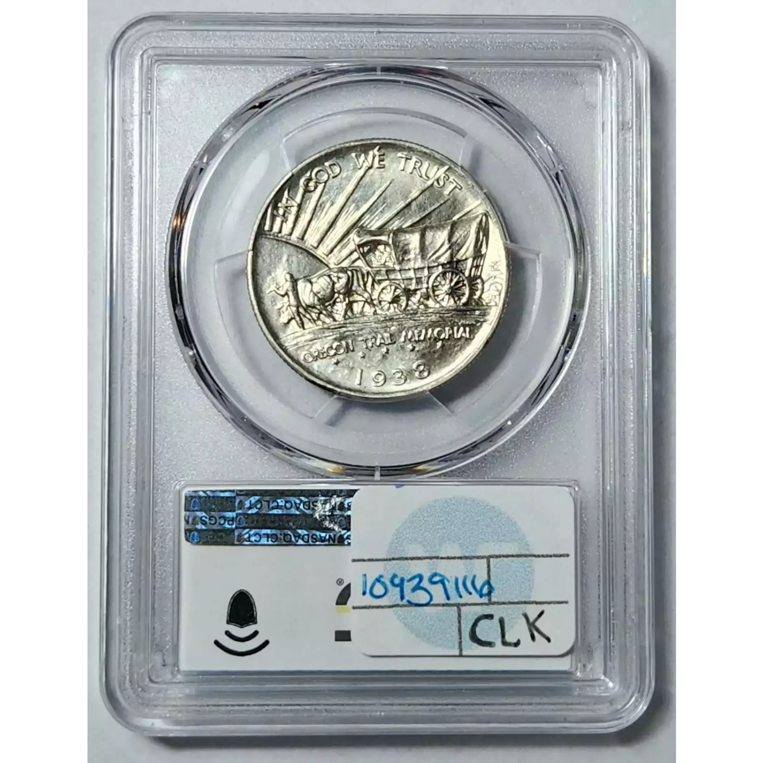 1938-S Classic Commemorative Oregon Trail Memorial PCGS MS-65 Oregon - CAC CAC - Bob Paul Rare Coins