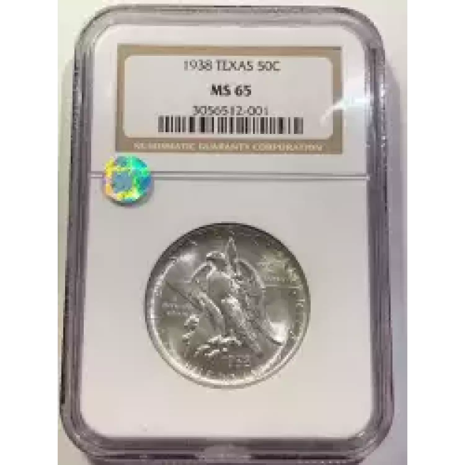 1938 Classic Commemorative Texas Independence Centennial NGC MS-65 ...