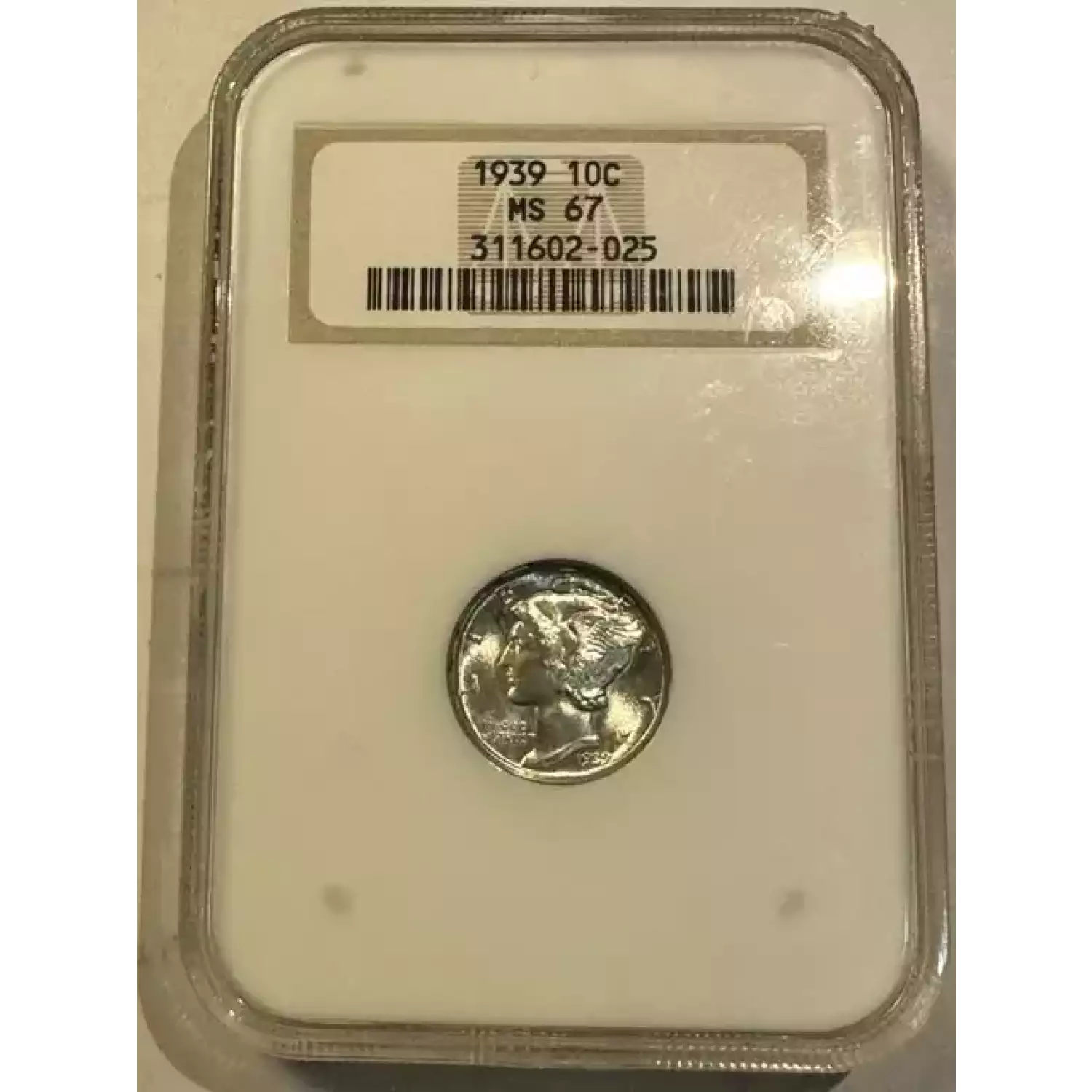 1939 NGC MS-67 Mercury Dime - Bob Paul Rare Coins