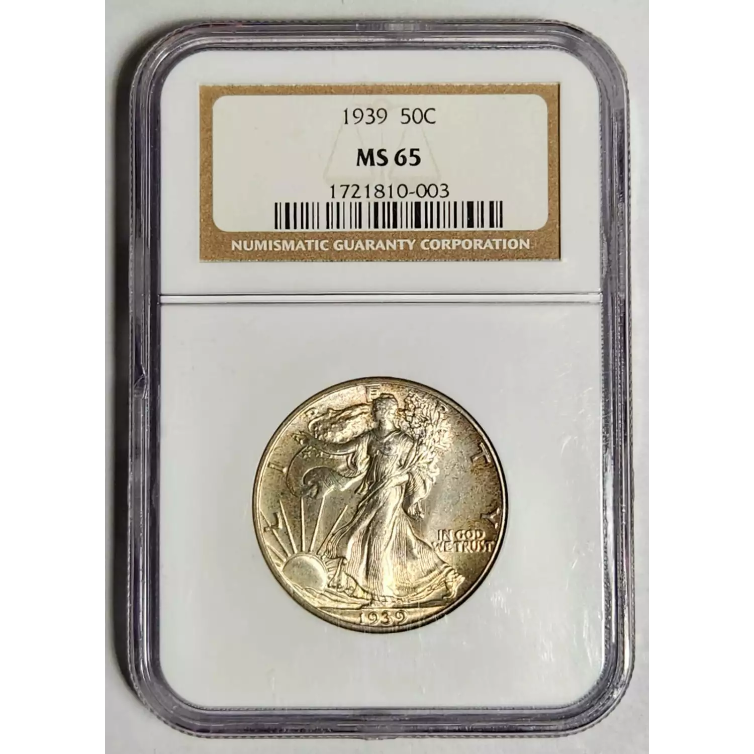 1939 Walking Liberty Half Dollar NGC MS-65 - Bob Paul Rare Coins