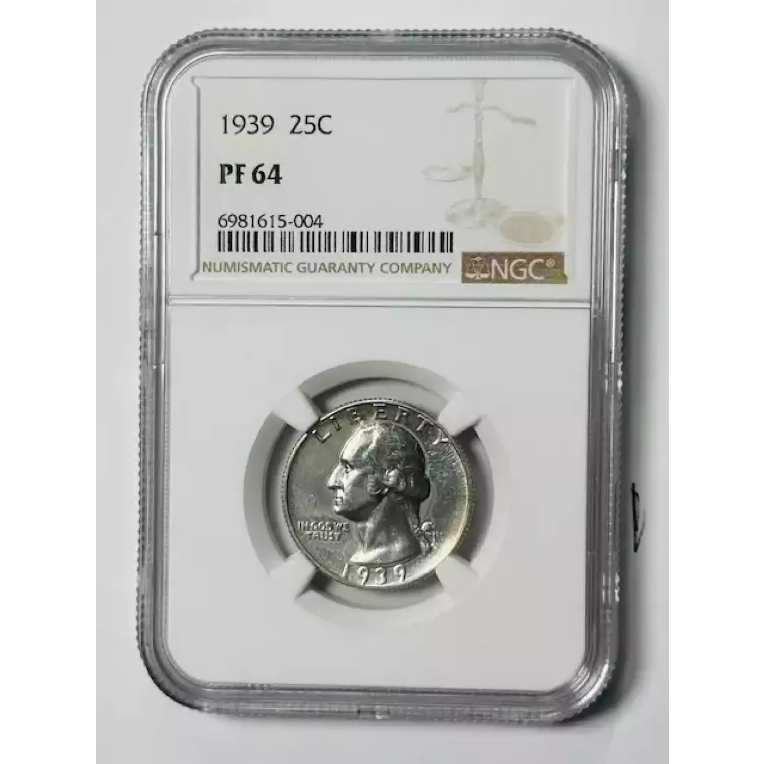 1939 Washington Quarter NGC PF-64 - Bob Paul Rare Coins