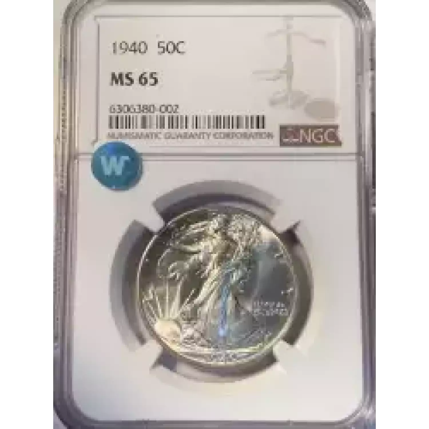 1940 Walking Liberty Half Dollar NGC MS-65 Sight White - Bob Paul Rare ...
