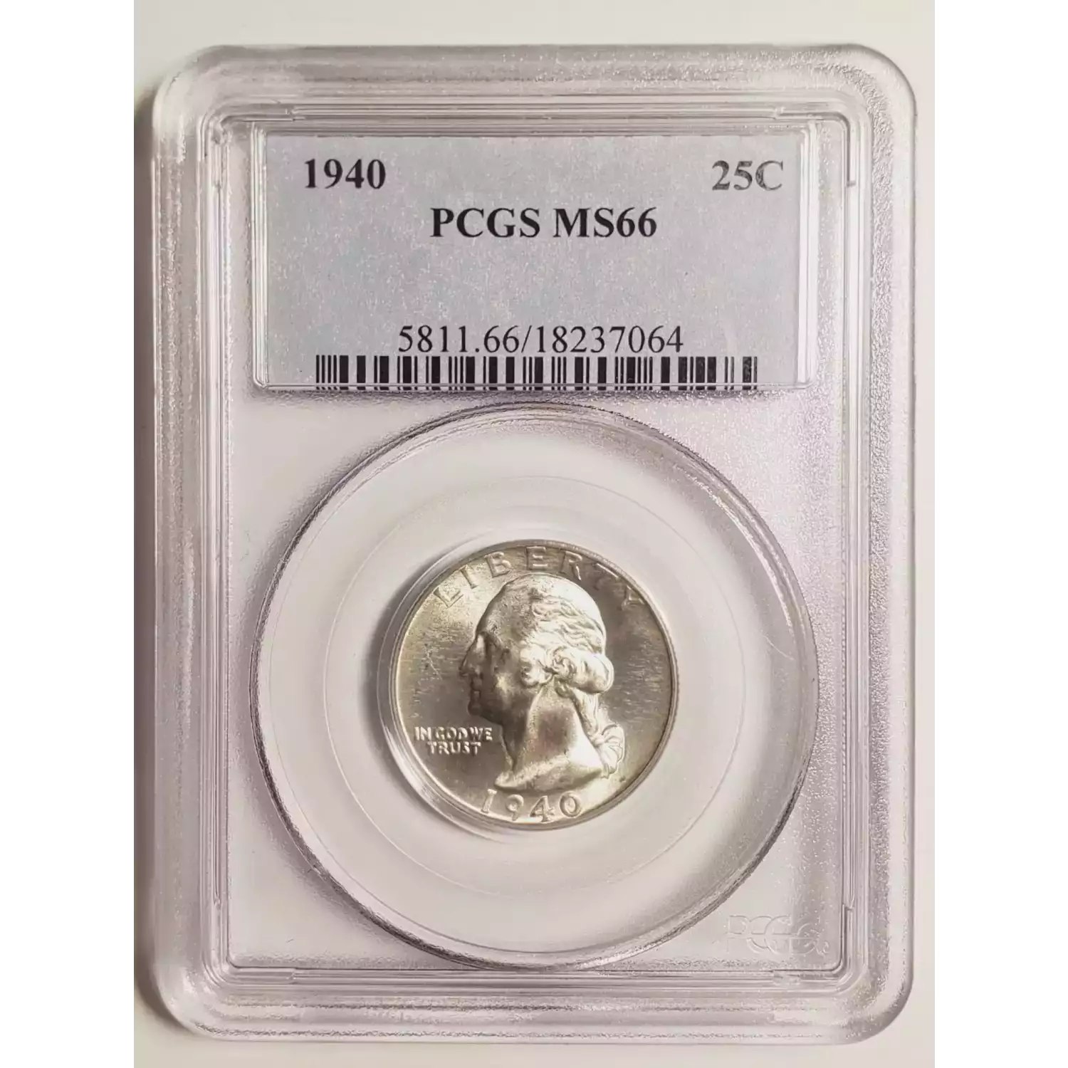 1940 Washington Quarter PCGS MS-66 - Bob Paul Rare Coins