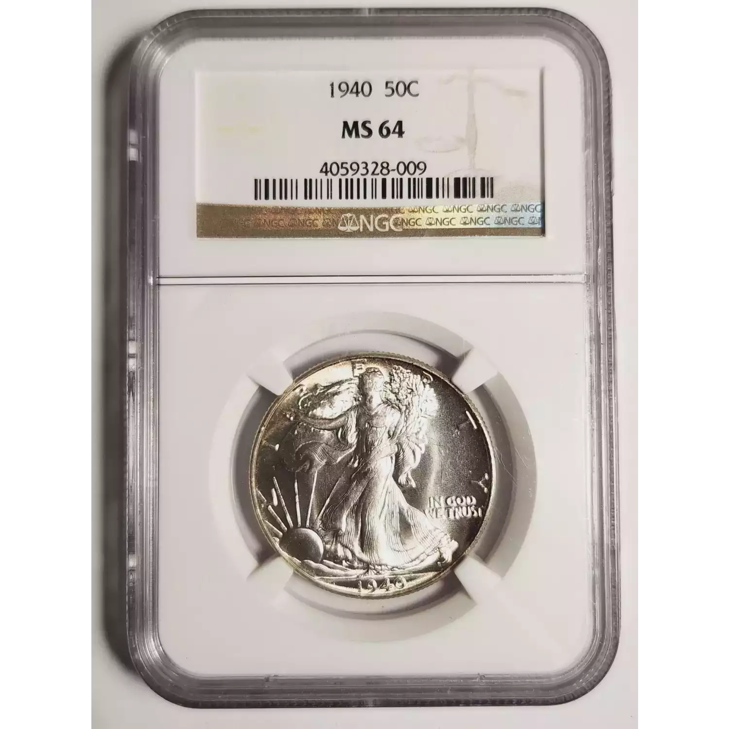 1940 Walking Liberty Half Dollar NGC MS-64 - Bob Paul Rare Coins