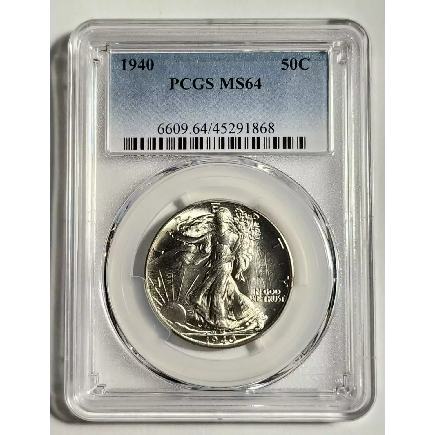 1940 Walking Liberty Half Dollar PCGS MS-64 - Bob Paul Rare Coins