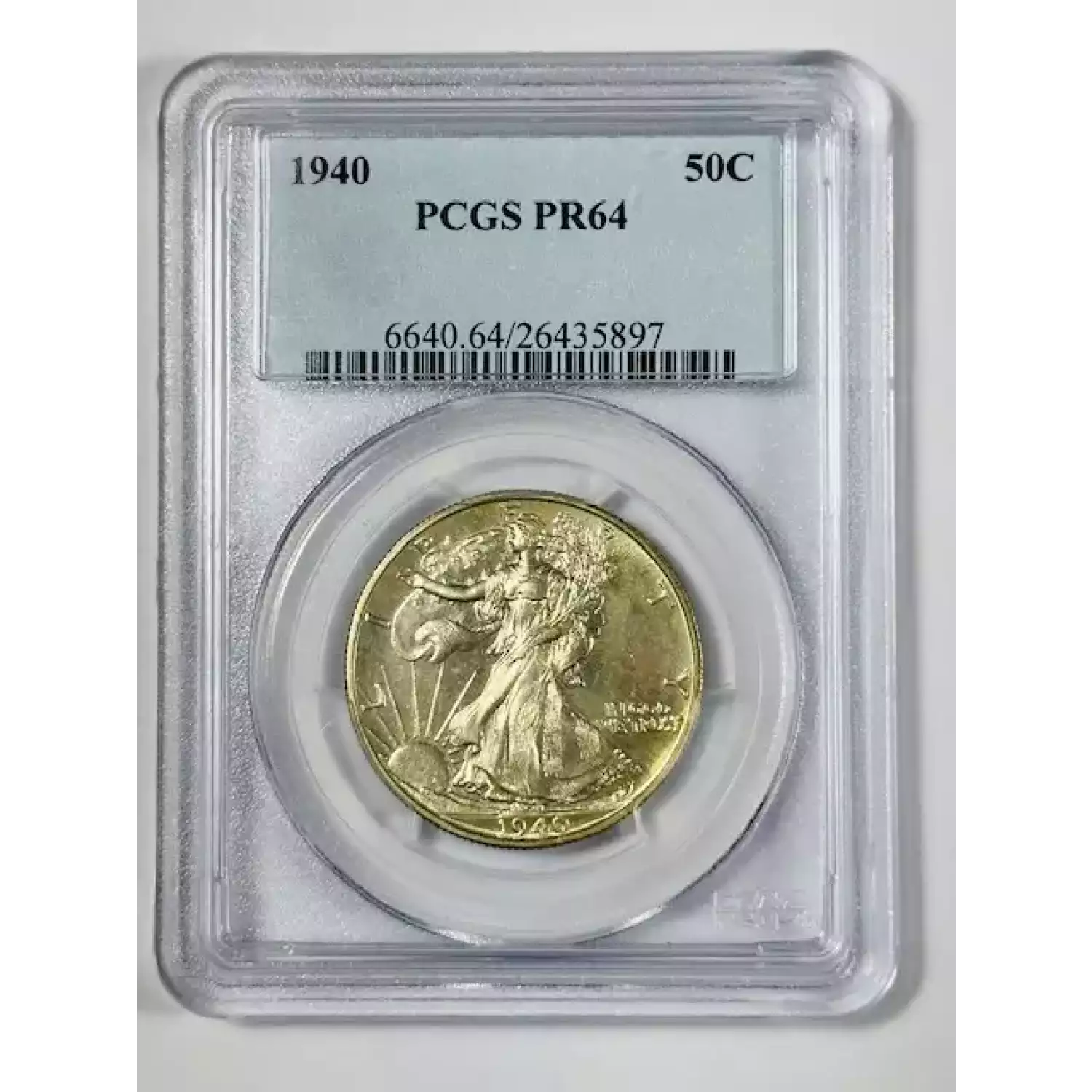 1940 Walking Liberty Half Dollar PCGS PR-64 Proof - Bob Paul Rare Coins