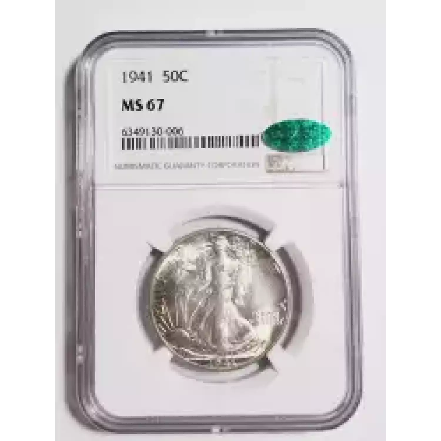 1941 Walking Liberty Half Dollar NGC MS-67 CAC - Bob Paul Rare Coins