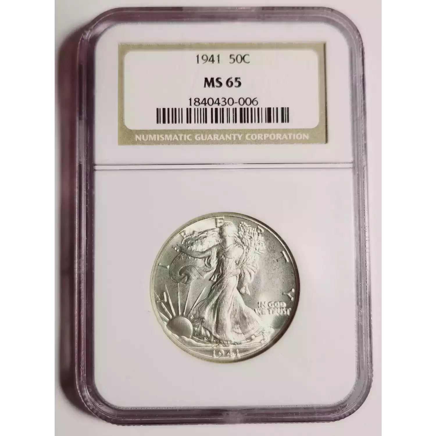 1941 Walking Liberty Half Dollar NGC MS-65 - Bob Paul Rare Coins