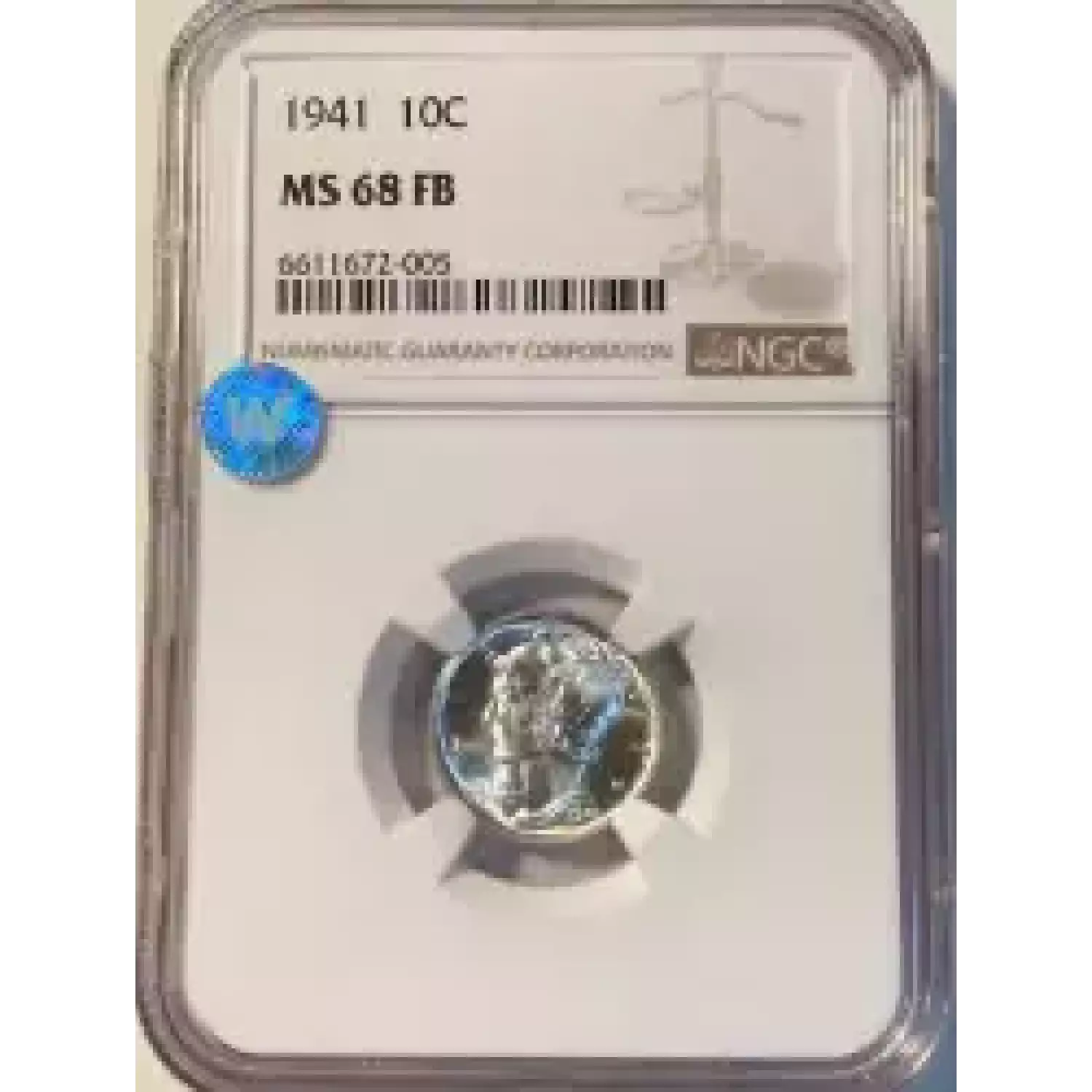 1941 Mercury Dime NGC MS-68 FB Sight White - Bob Paul Rare Coins