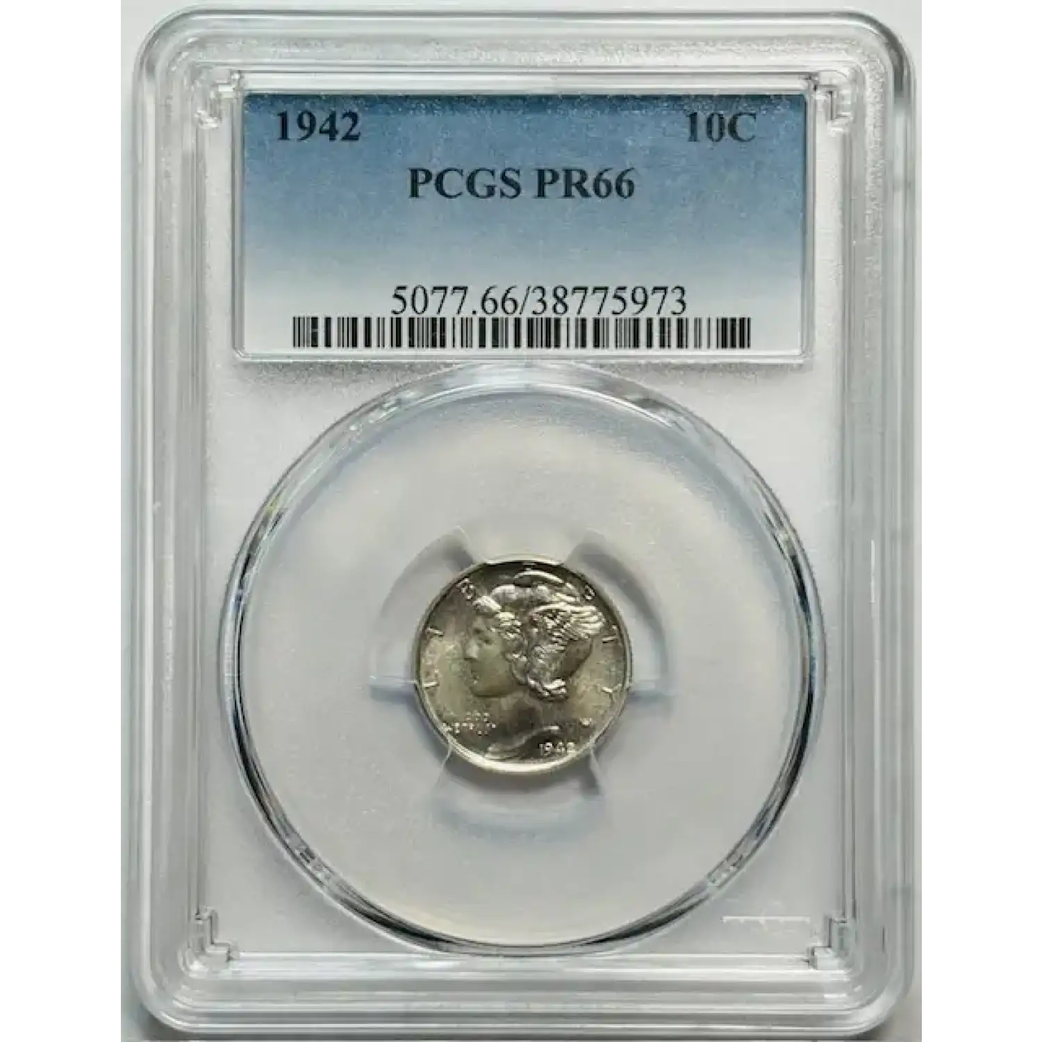 1942 Mercury Dime PCGS PR-66 - Bob Paul Rare Coins