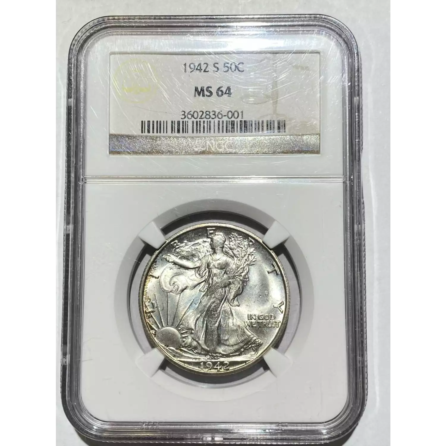 1942-S Walking Liberty Half Dollar NGC MS-64 - Bob Paul Rare Coins