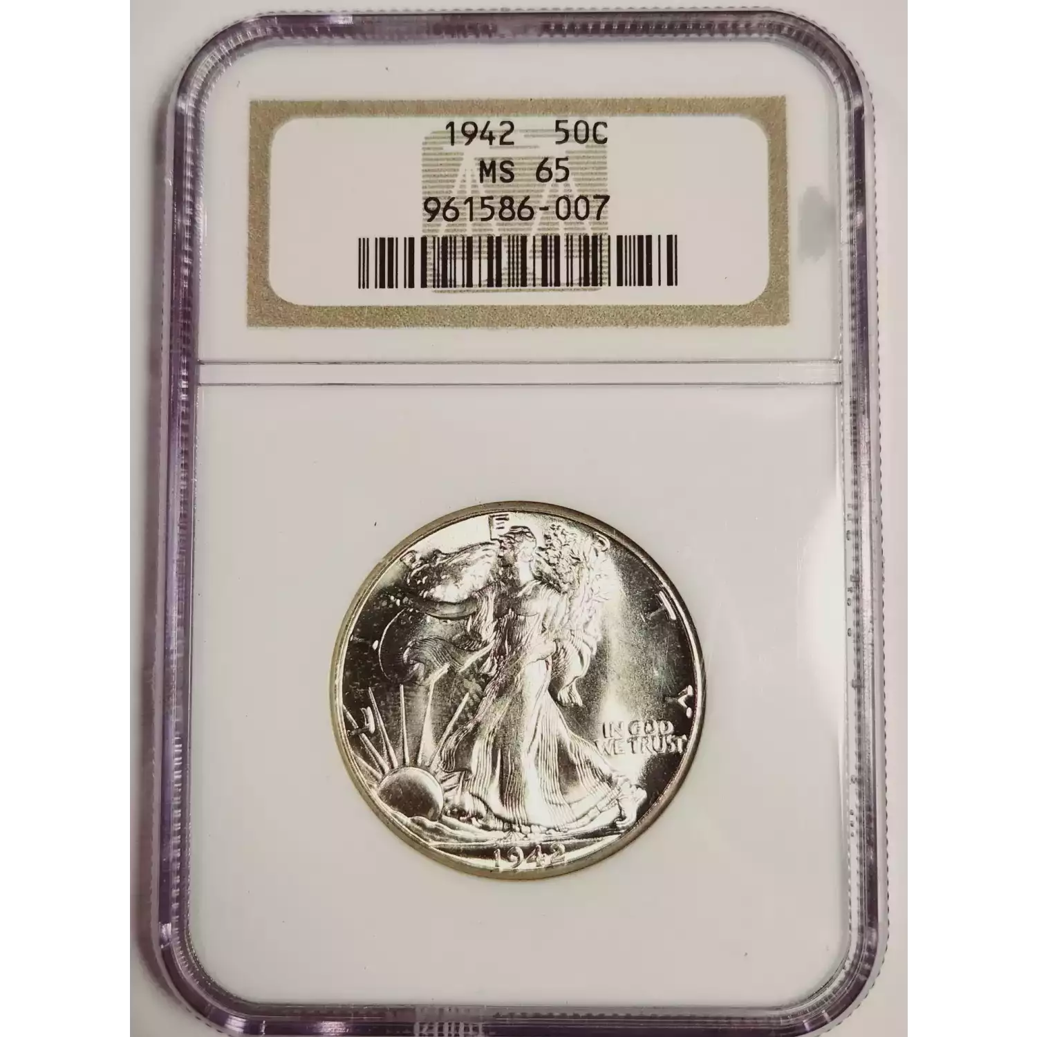 1942 Walking Liberty Half Dollar NGC MS-65 - Bob Paul Rare Coins