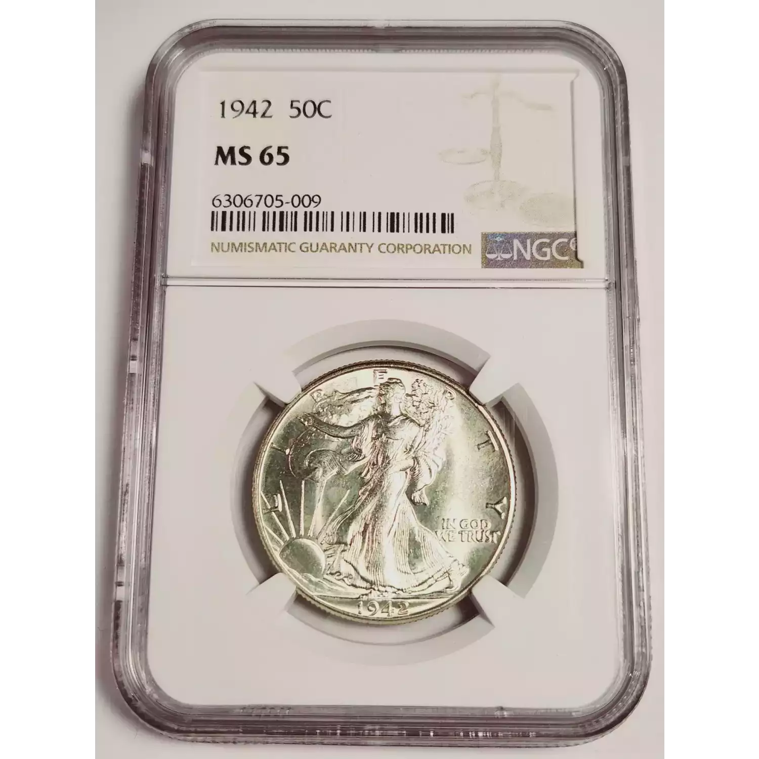 1942 Walking Liberty Half Dollar NGC MS-65 - Bob Paul Rare Coins