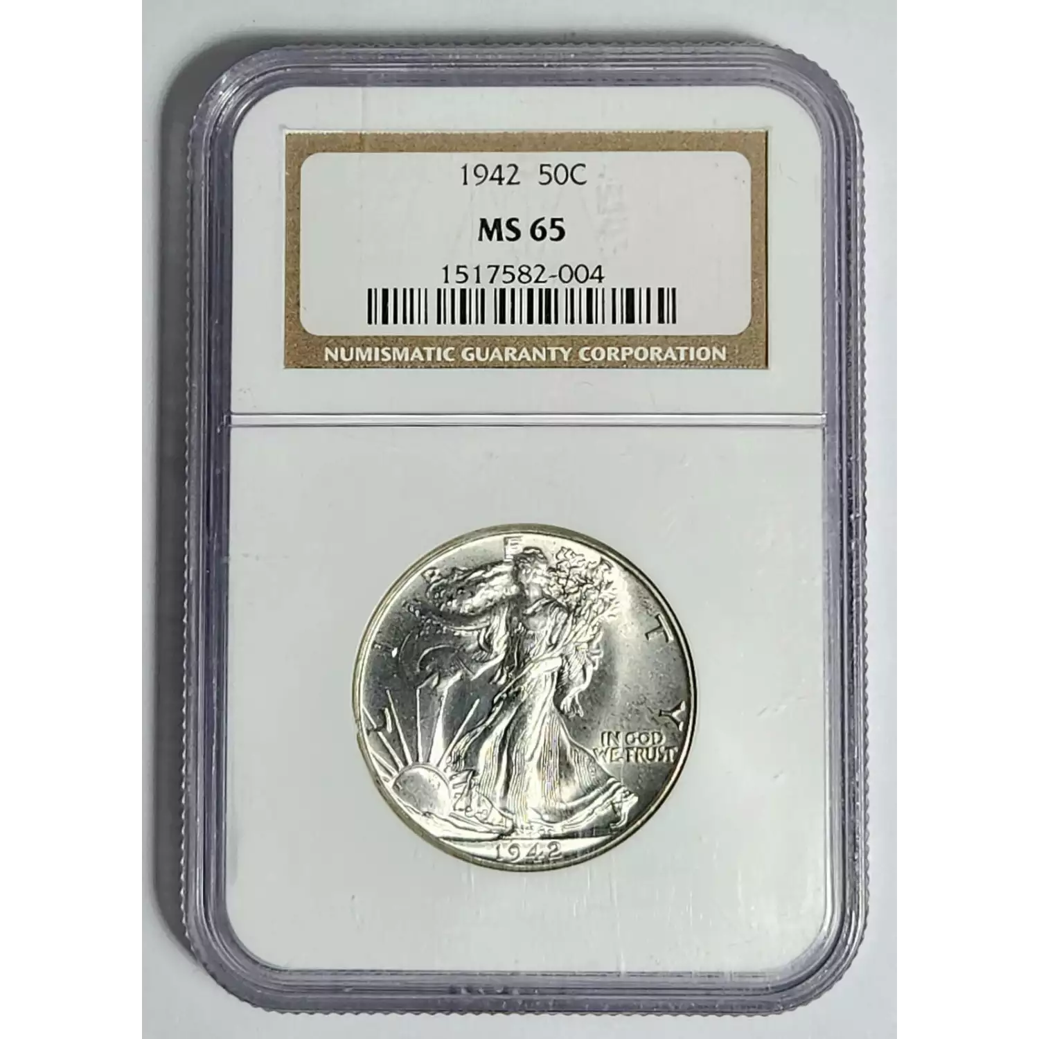 1942 Walking Liberty Half Dollar NGC MS-65 - Bob Paul Rare Coins