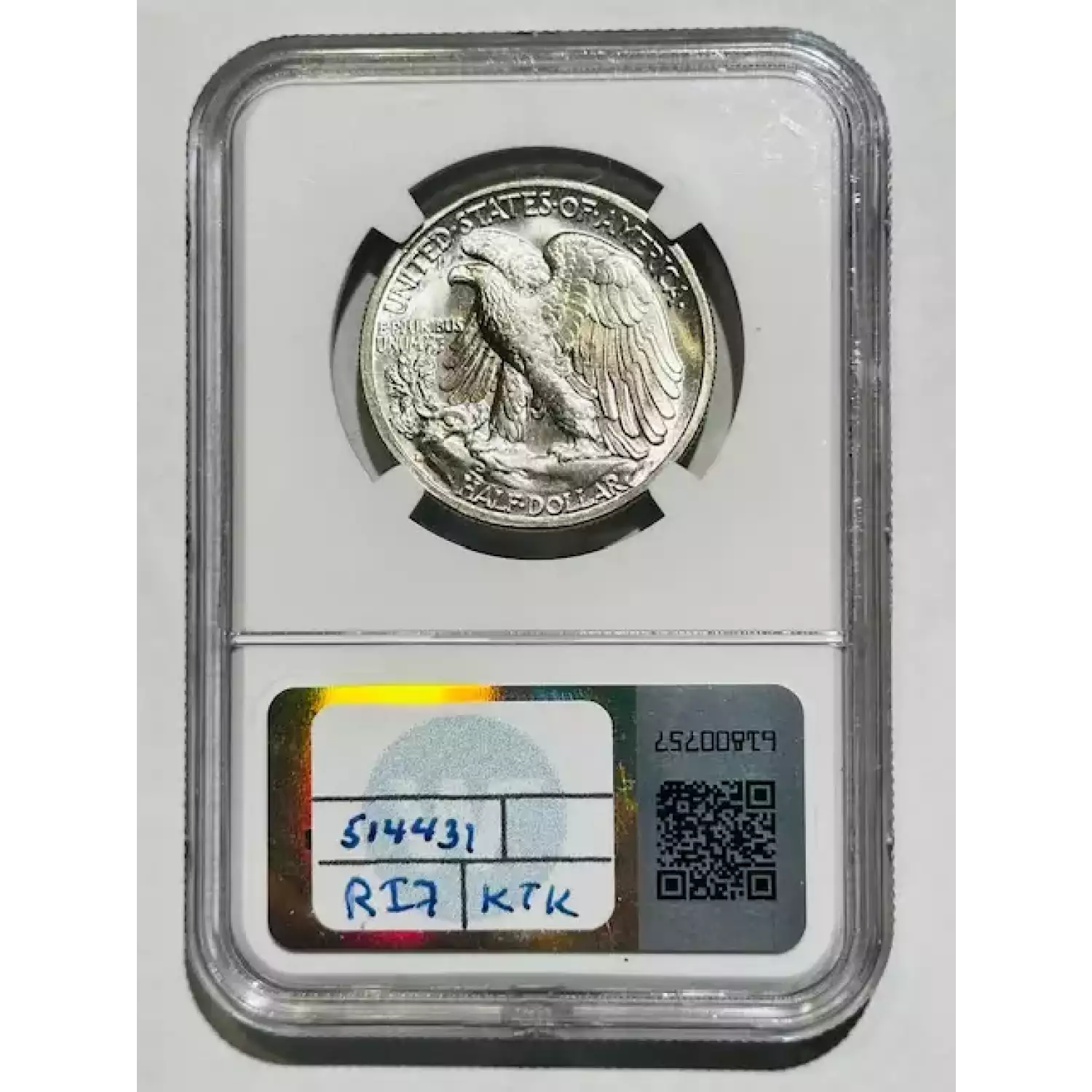 1942-S Walking Liberty Half Dollar NGC MS-66 Sight White - Bob Paul Rare Coins