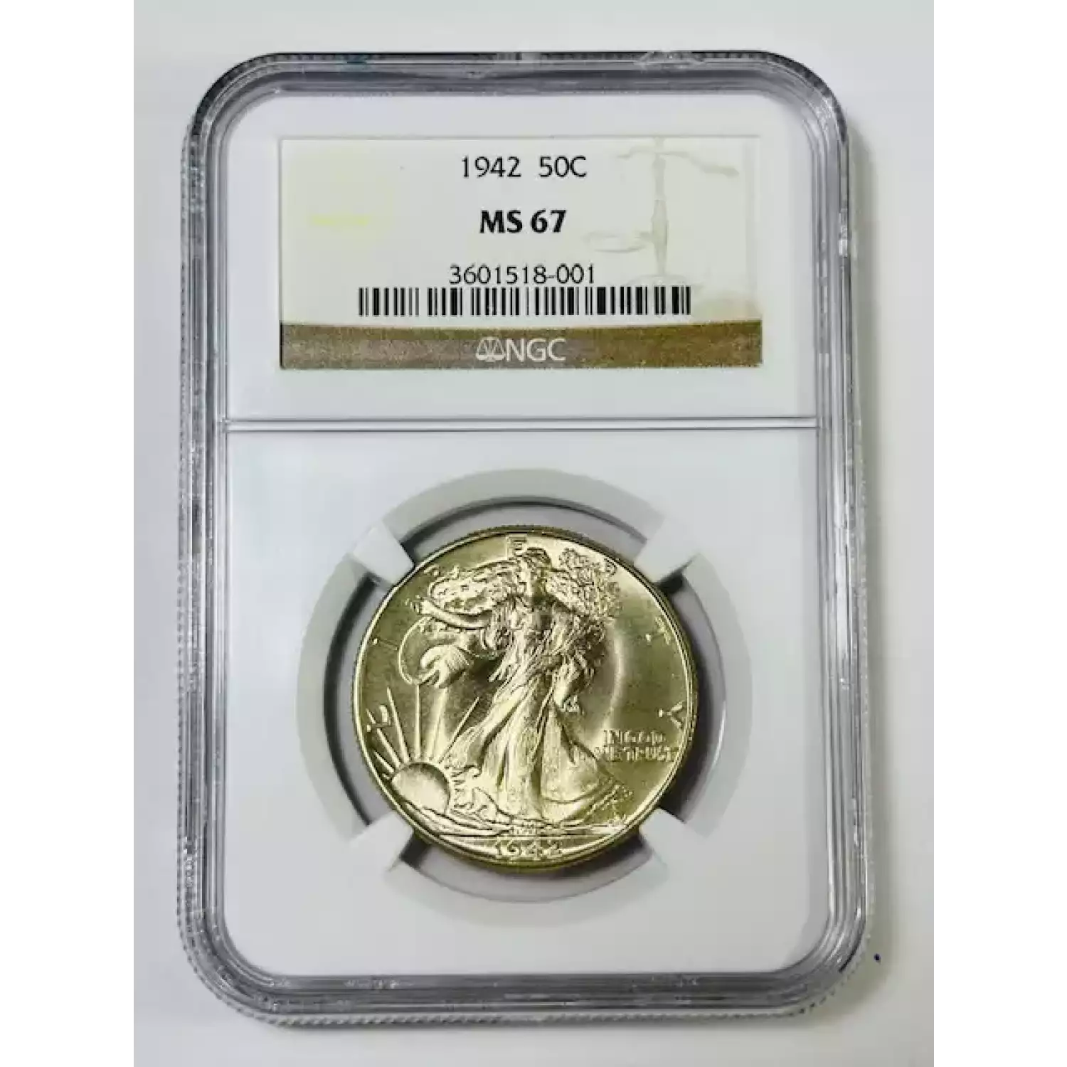 1942 Walking Liberty Half Dollar NGC MS-67 - Bob Paul Rare Coins