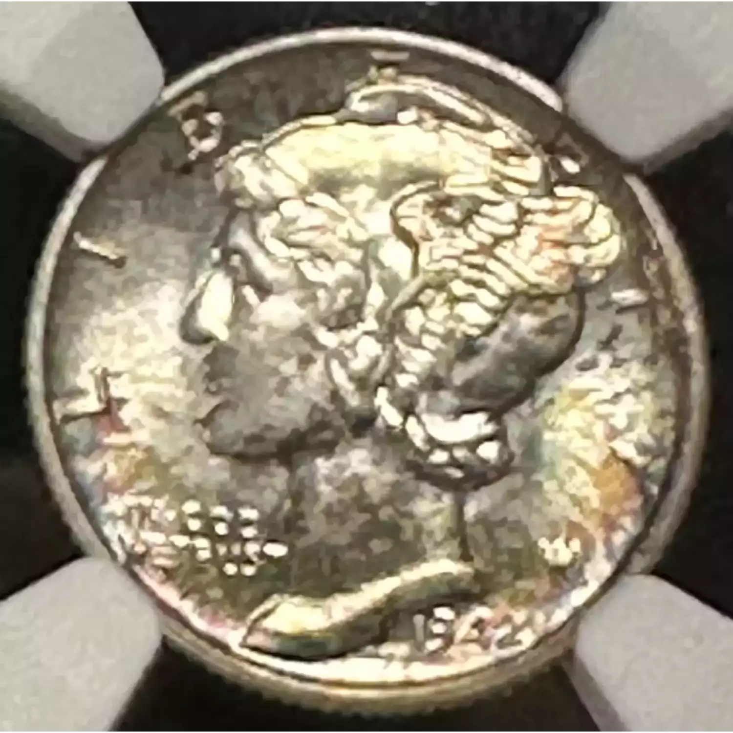 1942 Mercury Dime NGC PF-67 Pretty Toning! - Bob Paul Rare Coins