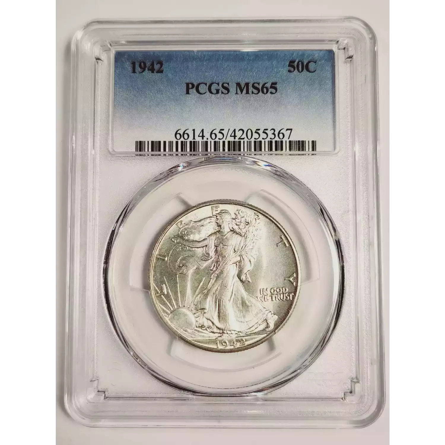 1942 Walking Liberty Half Dollar PCGS MS-65 - Bob Paul Rare Coins