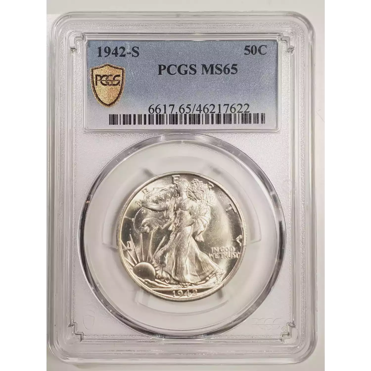 1942-S Walking Liberty Half Dollar PCGS MS-65 - Bob Paul Rare Coins
