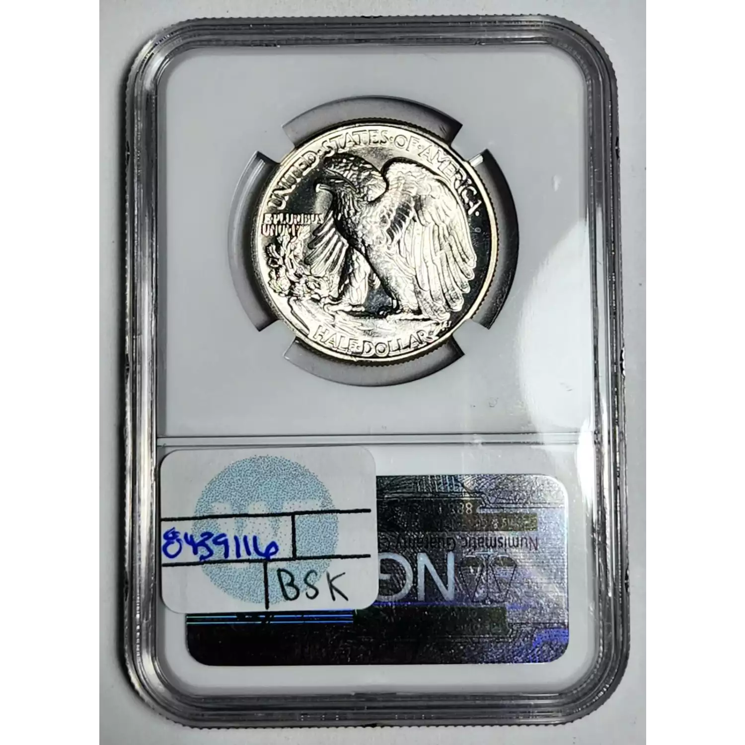 1943 Walking Liberty Half Dollar NGC MS-66 Sight White - Bob Paul Rare Coins