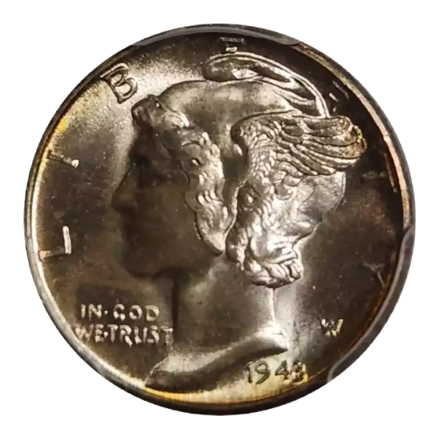 1943-D Mercury Dime PCGS MS-68 - POP 1! - PRETTY CAC - Bob Paul Rare Coins