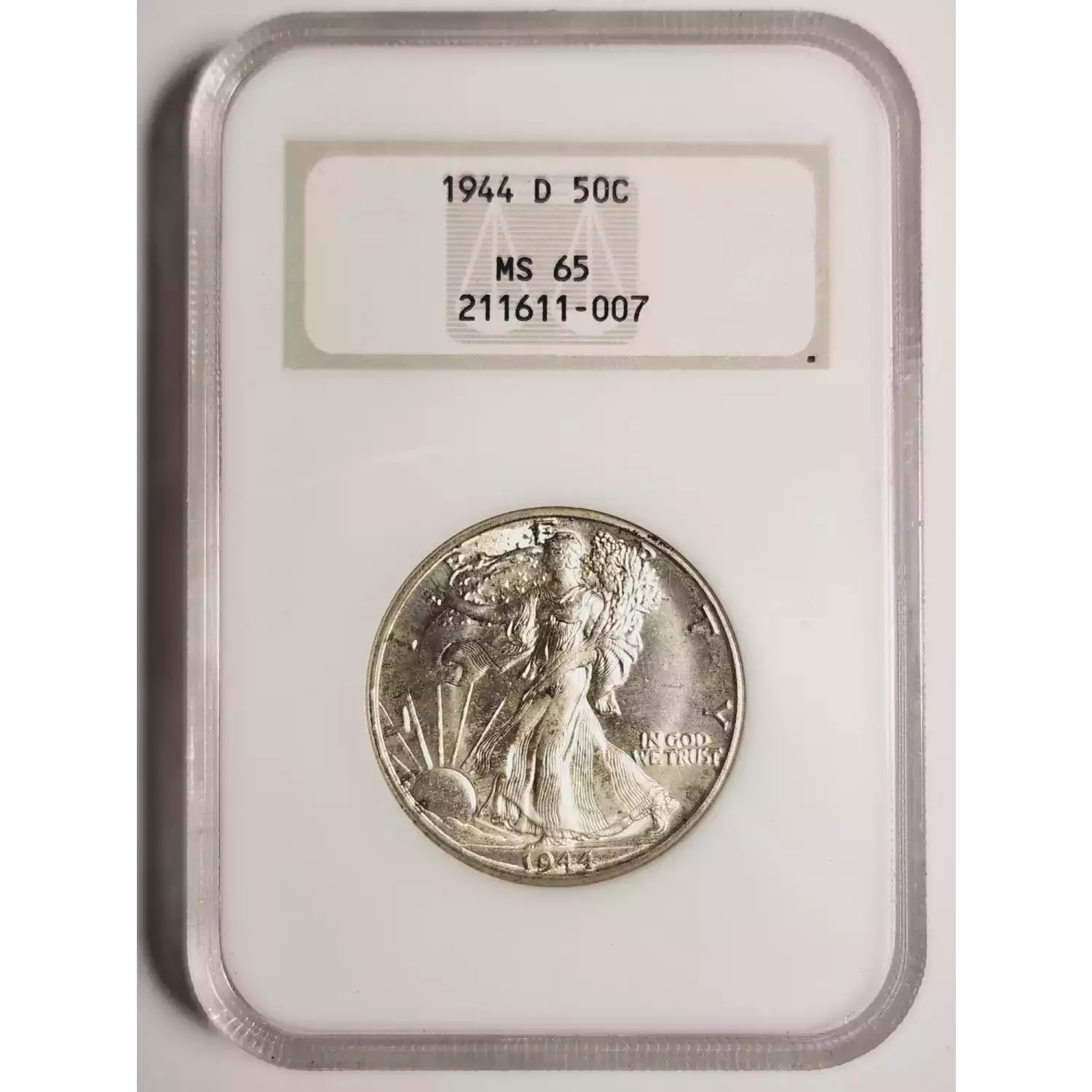 1944-D Walking Liberty Half Dollar NGC MS-65 - OLD HOLDER - Bob Paul ...