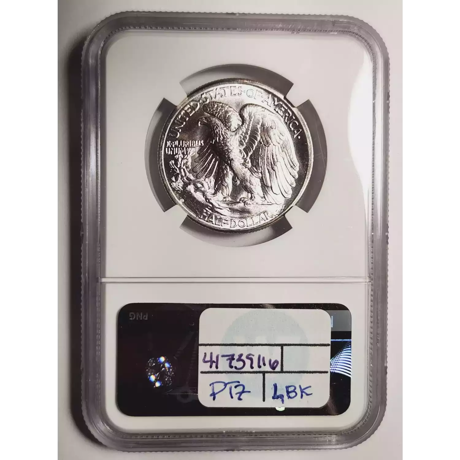 1944-D Walking Liberty Half Dollar NGC MS-66 Sight White - Bob Paul Rare Coins